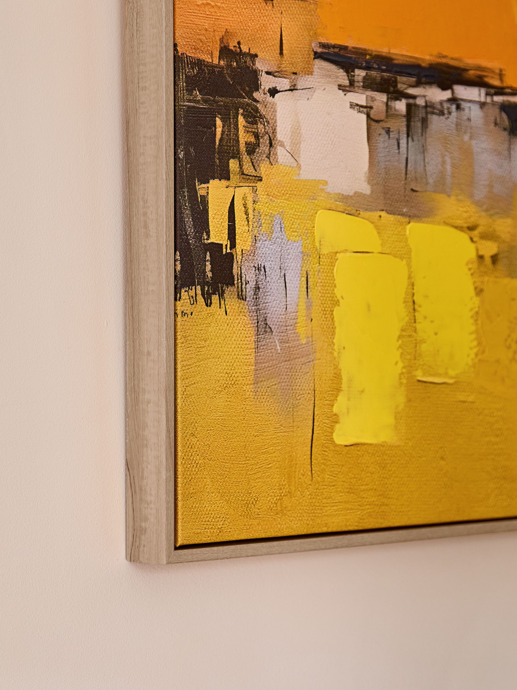 Buy Yellow Landscape Framed Canvas Wall Art from Next Ireland