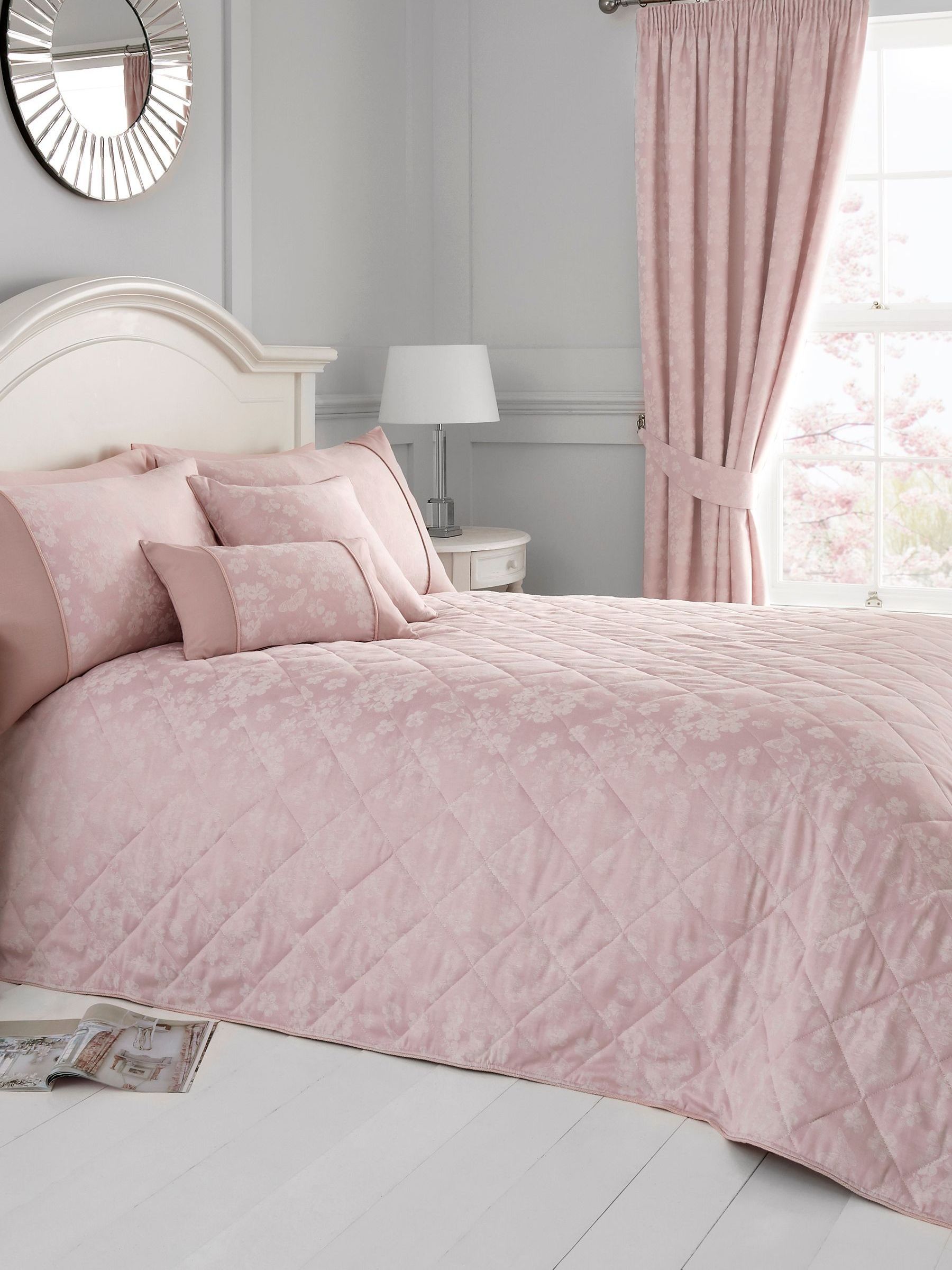 Buy Serene Pink Blossom Bedspread from the Next UK online shop