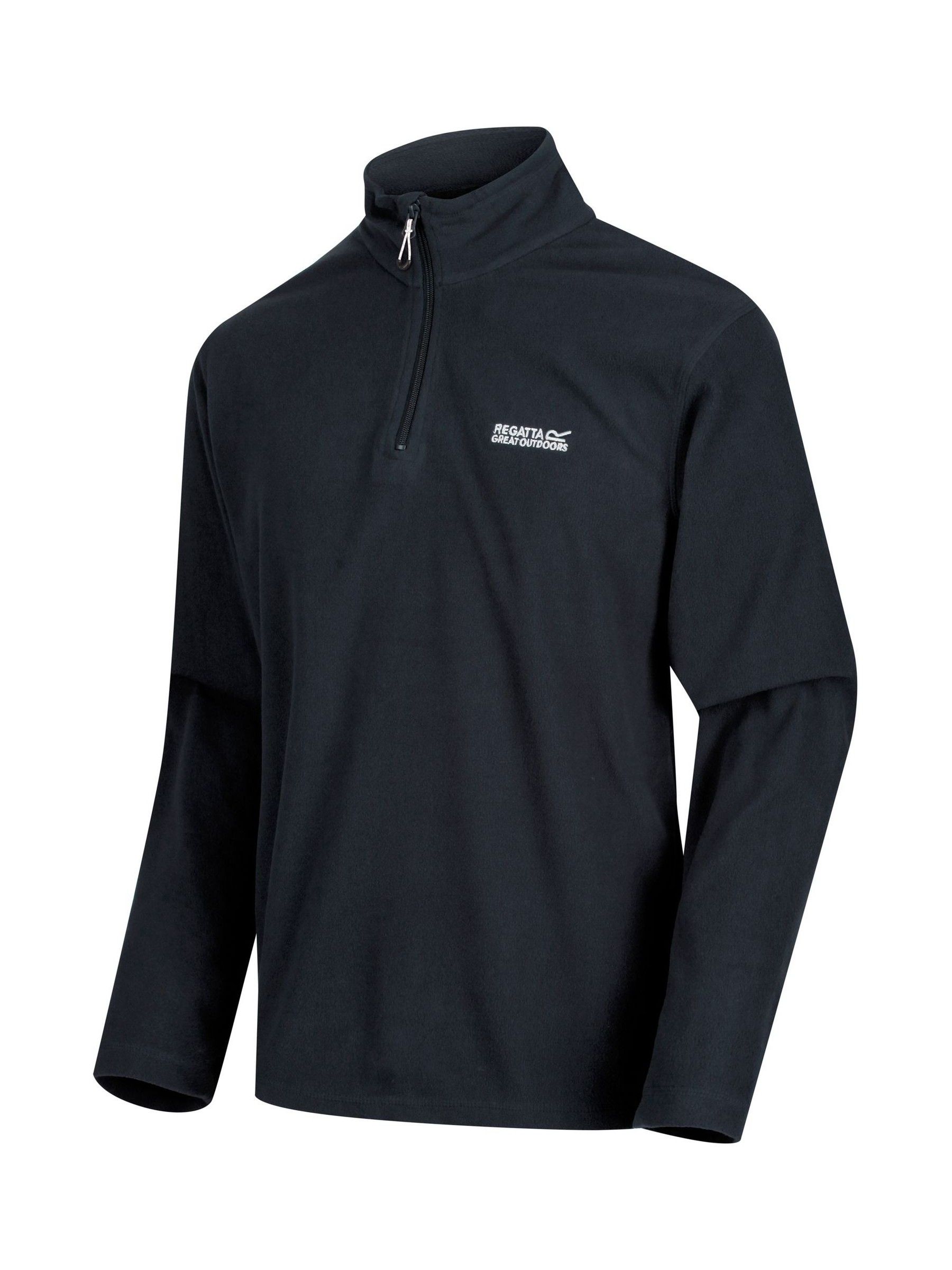 Buy Regatta Navy Blue Mens Thompson Lightweight Half Zip Fleece from ...