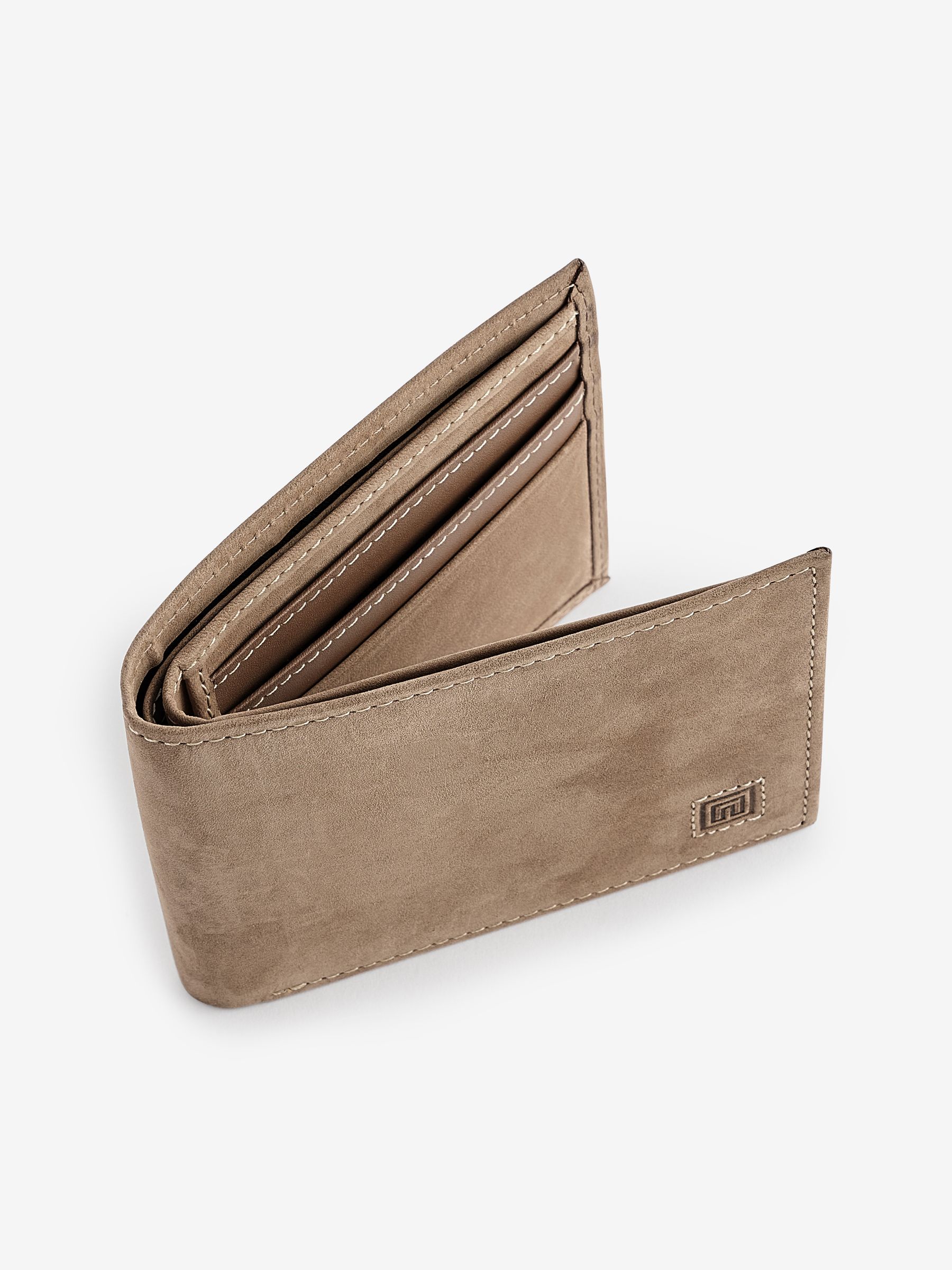 Buy Brown N Logo Suede Wallet from the Next UK online shop