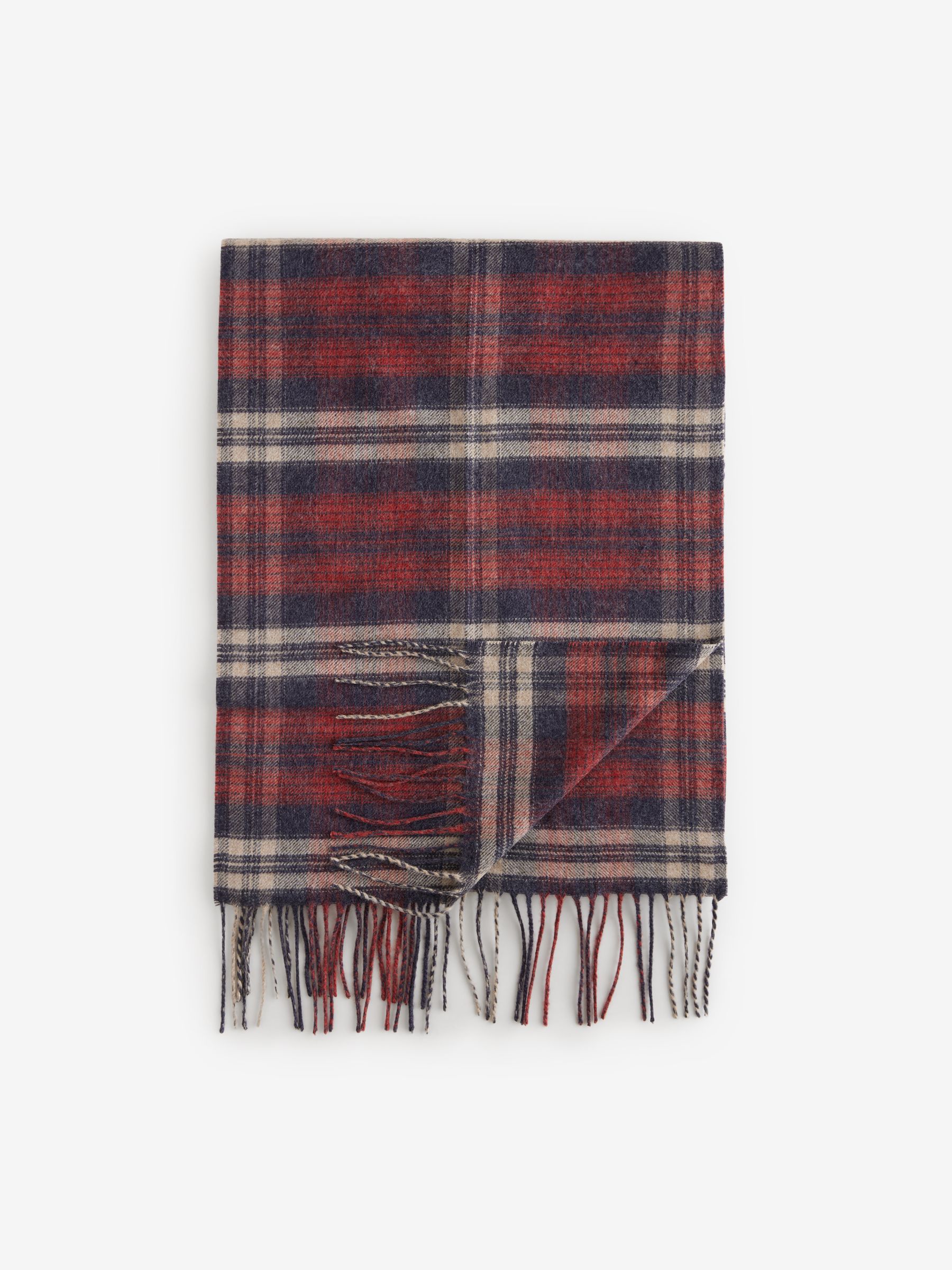 Buy Red Check Woven Scarf from Next Saudi Arabia