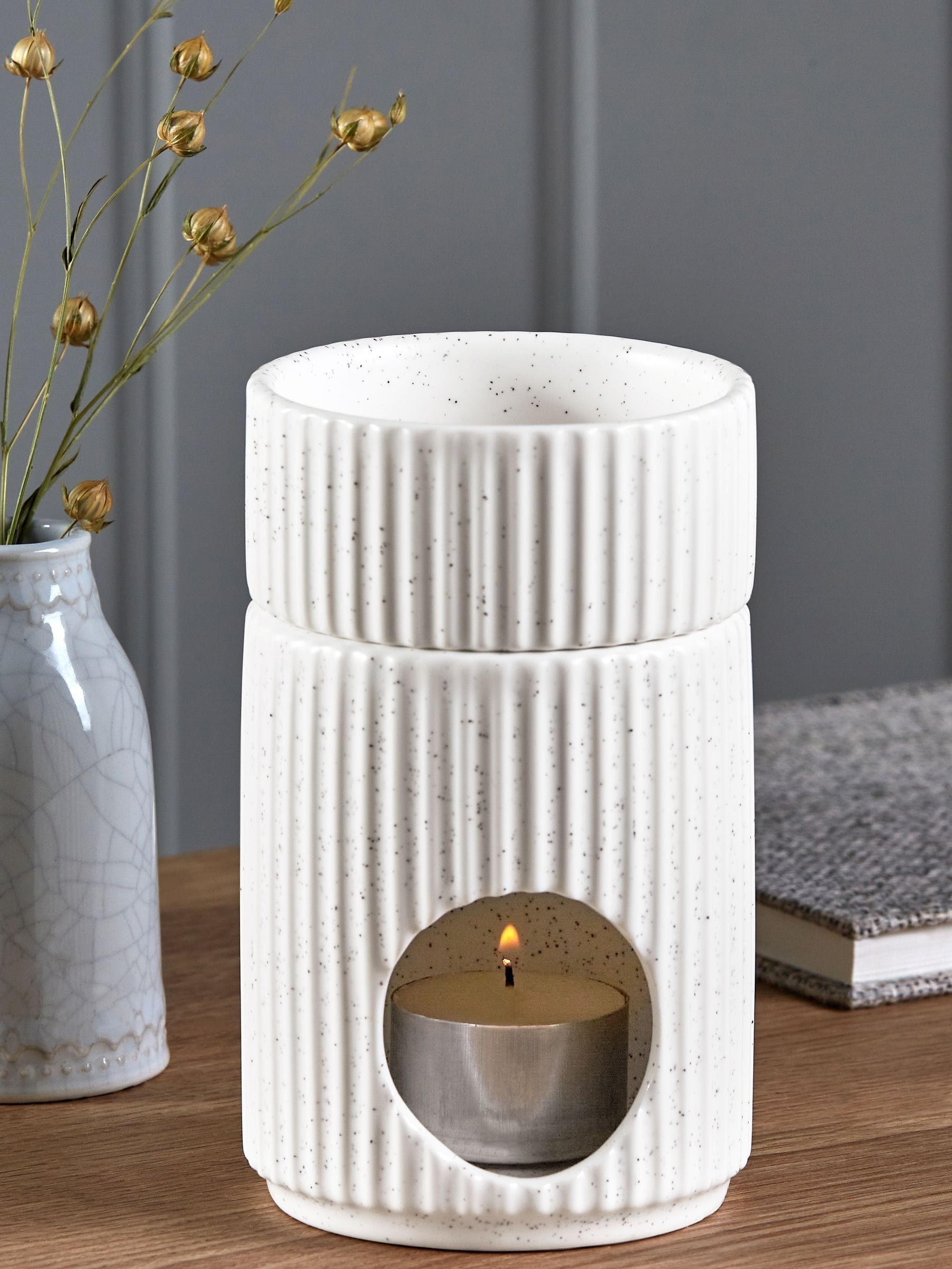 White Country Luxe Wax Melt Burner