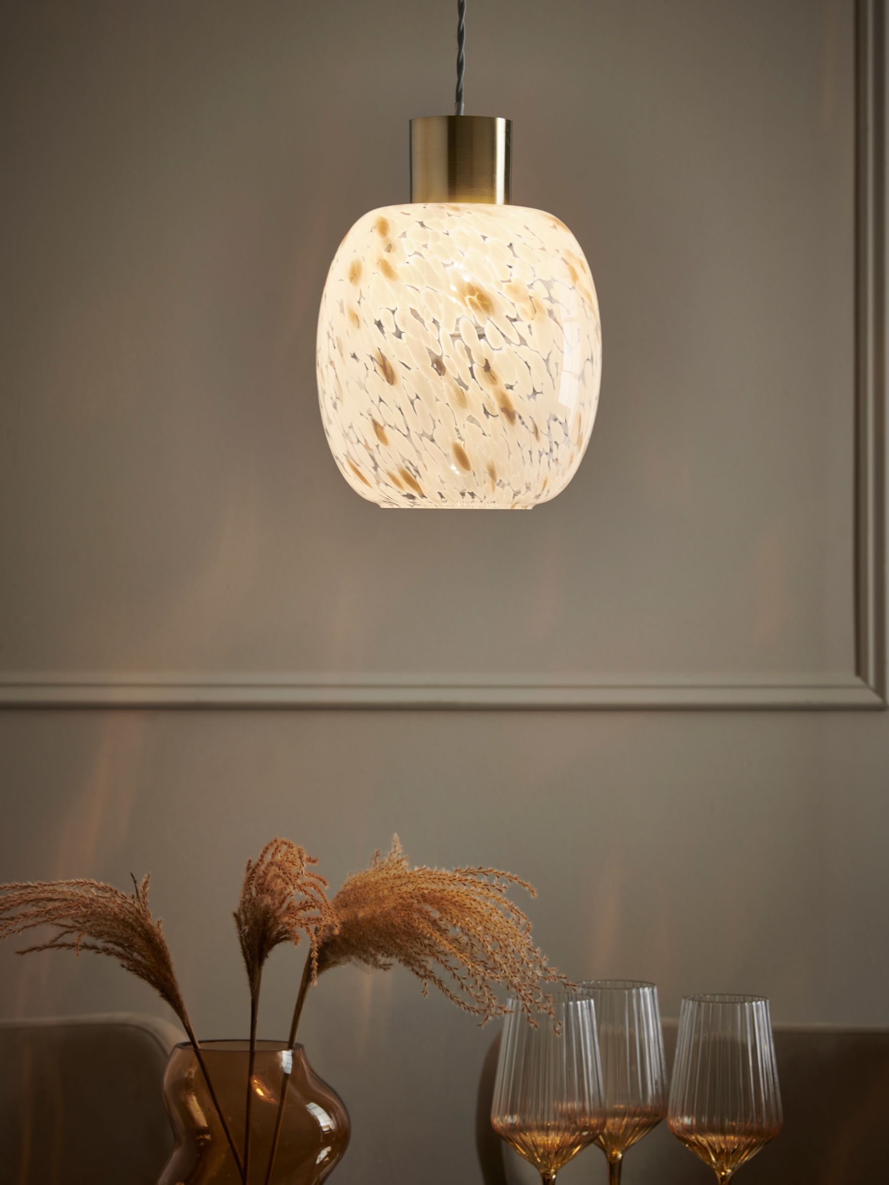 Buy Brass Confetti Glass Easy Fit Shade from the Next UK online shop