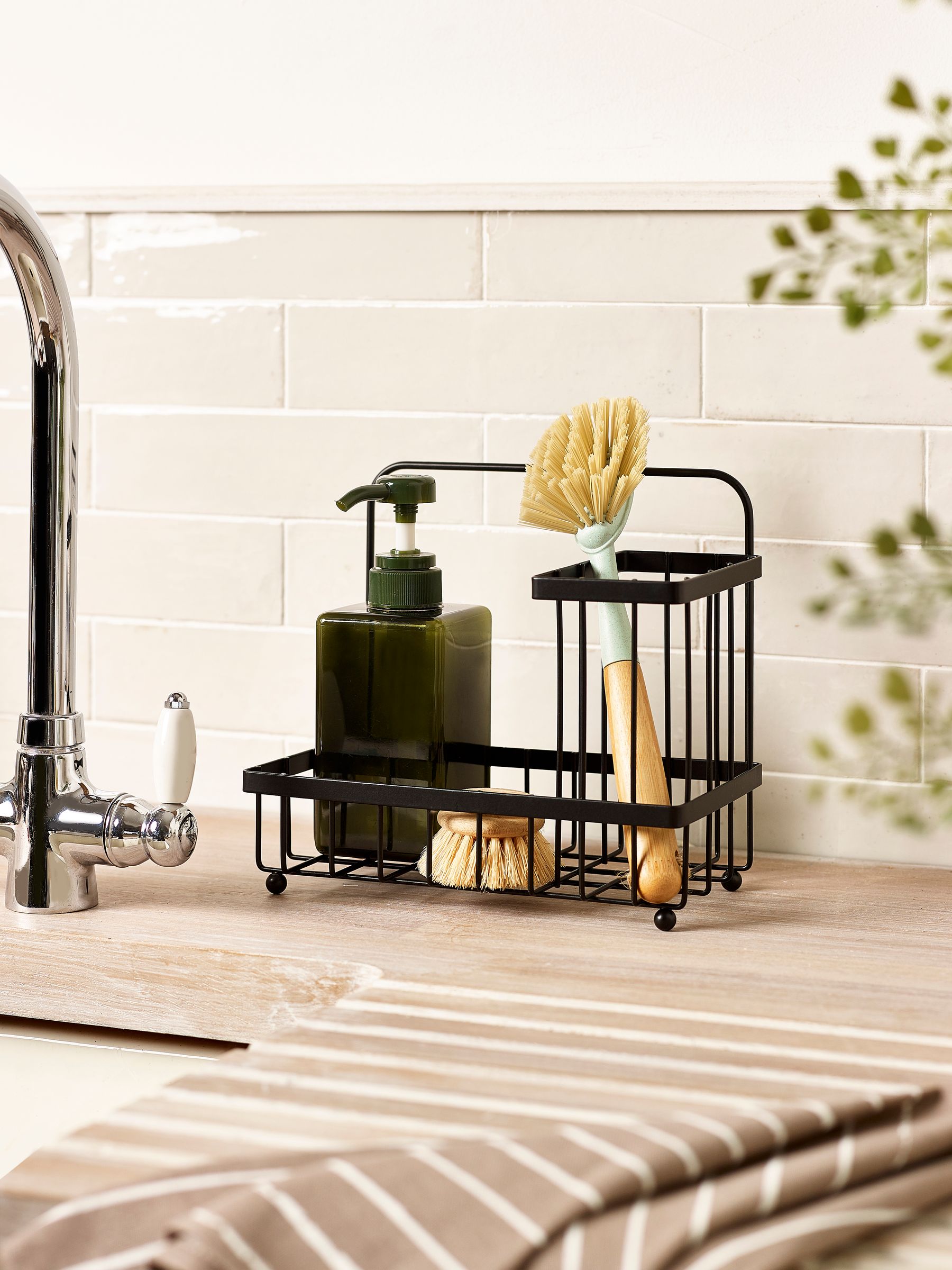 Buy Black Bronx Sinktop Organiser Caddy from the Next UK online shop