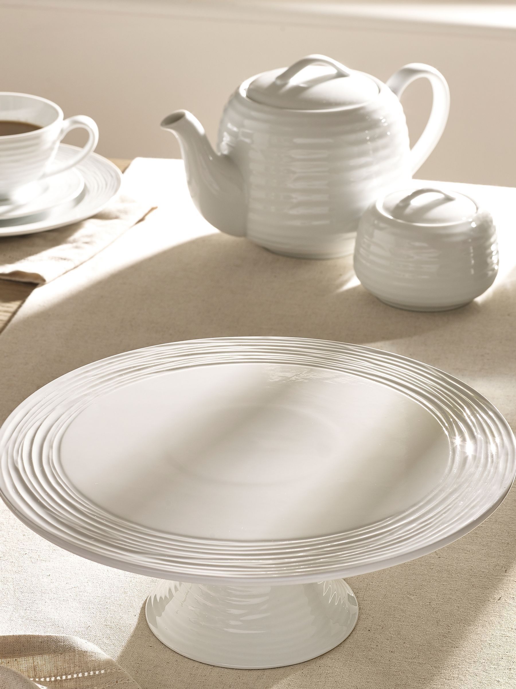 Buy White Malvern Embossed Cake Stand from the Next UK online shop