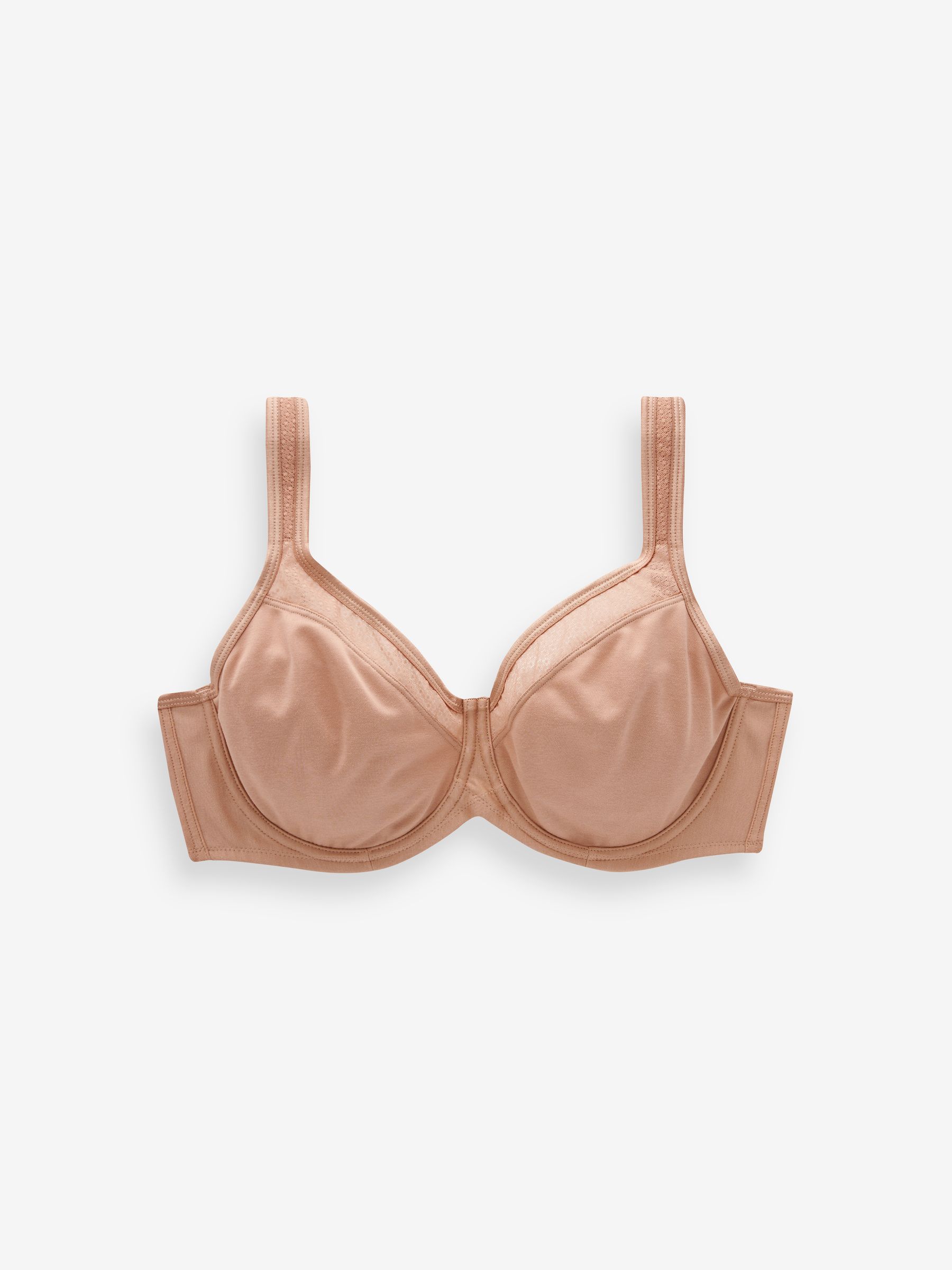 Buy Praline Nude F-K Ultimate Support Cotton Minimiser Padded Strap Bra ...