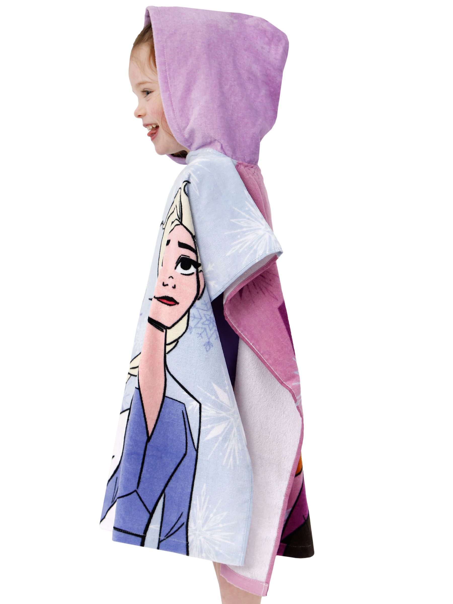 Buy Character Purple Frozen 100% Cotton Poncho from the Next UK online shop