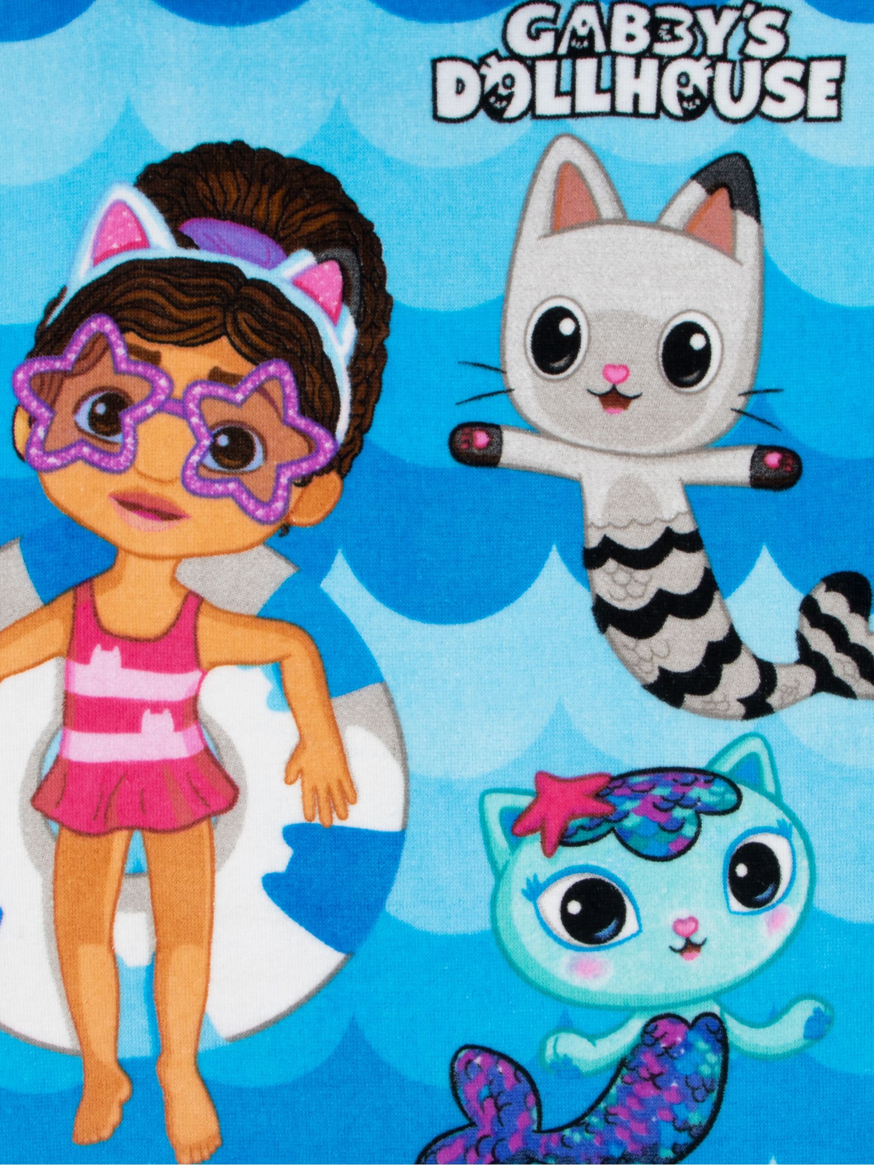 Buy Character Blue Gabbys Dollhouse 100% Cotton Poncho from the Next UK ...