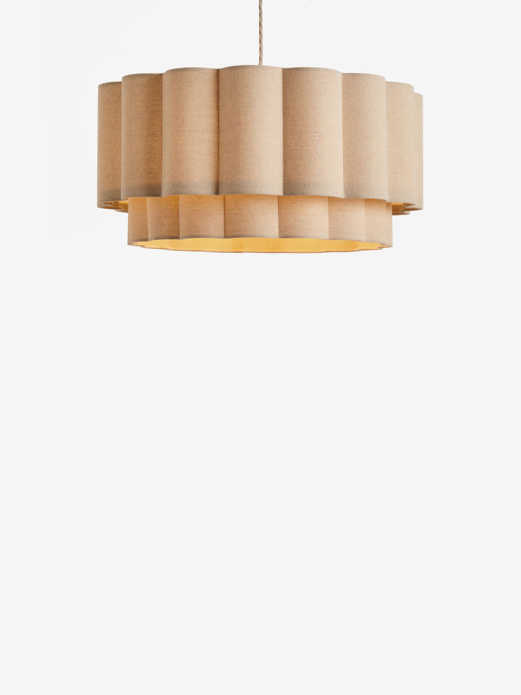 Buy Natural Larson Large Easy Fit Ceiling Light from the Next UK online ...