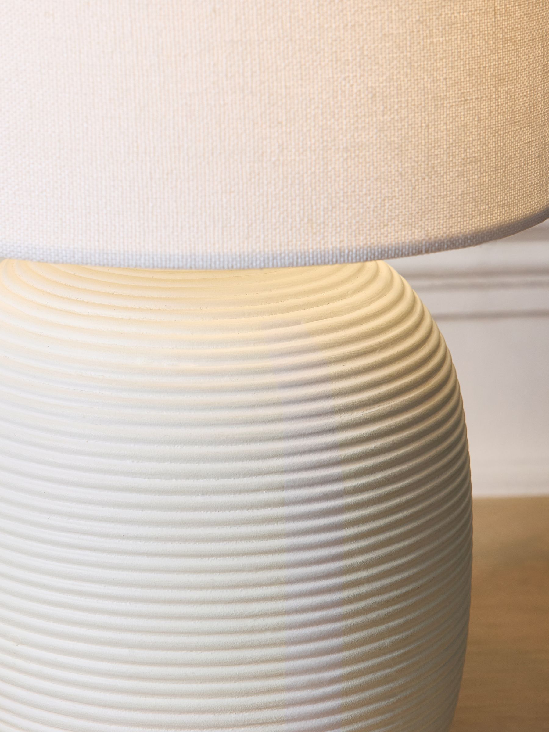 Buy Ivory Hadleigh Rechargeable Touch Wireless Table Lamp from the Next ...