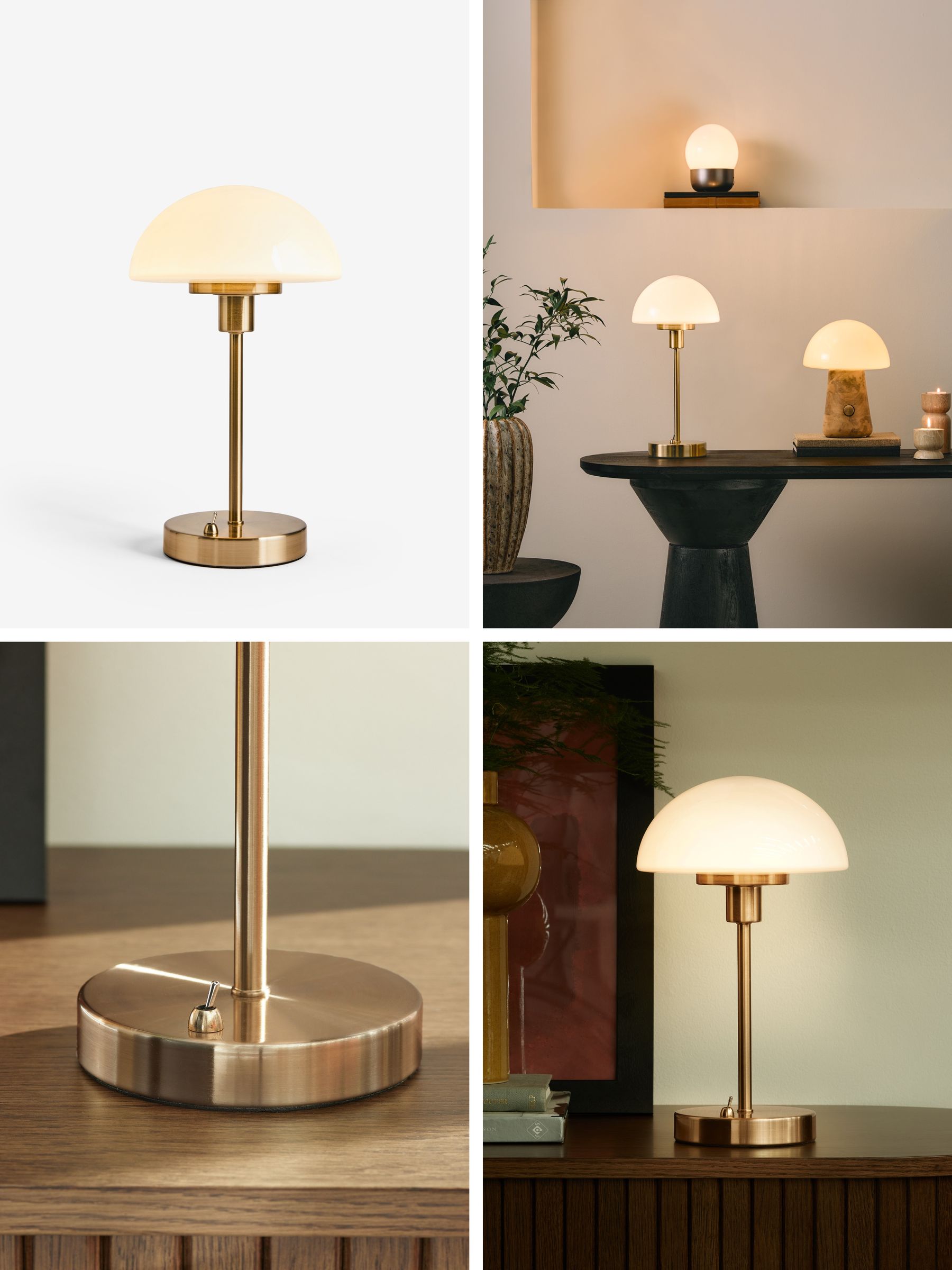 Buy Brass Lambeth Rechargeable Wireless Table Lamp from the Next UK ...