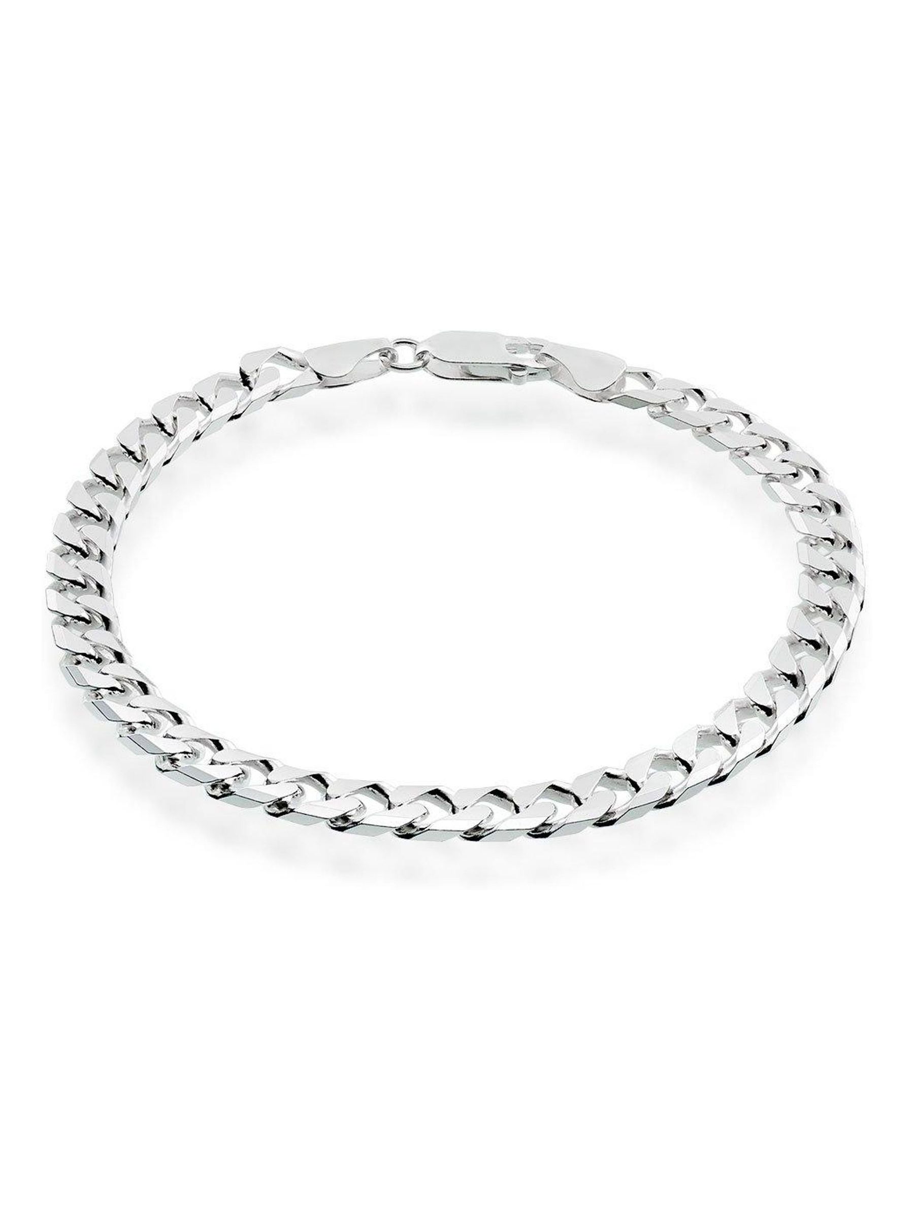 Buy Sterling Silver Sterling Silver Curb Bracelet from the Next UK ...