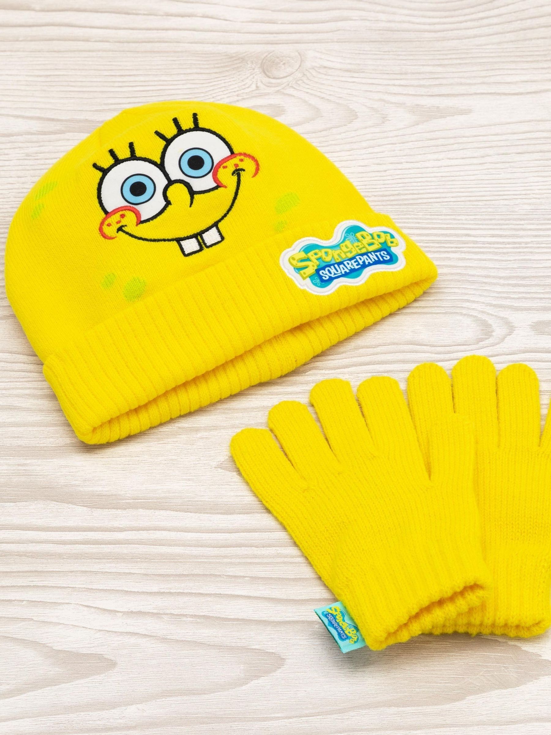 Buy Vanilla Underground Yellow SpongeBob SquarePants Unisex Kids Winter ...
