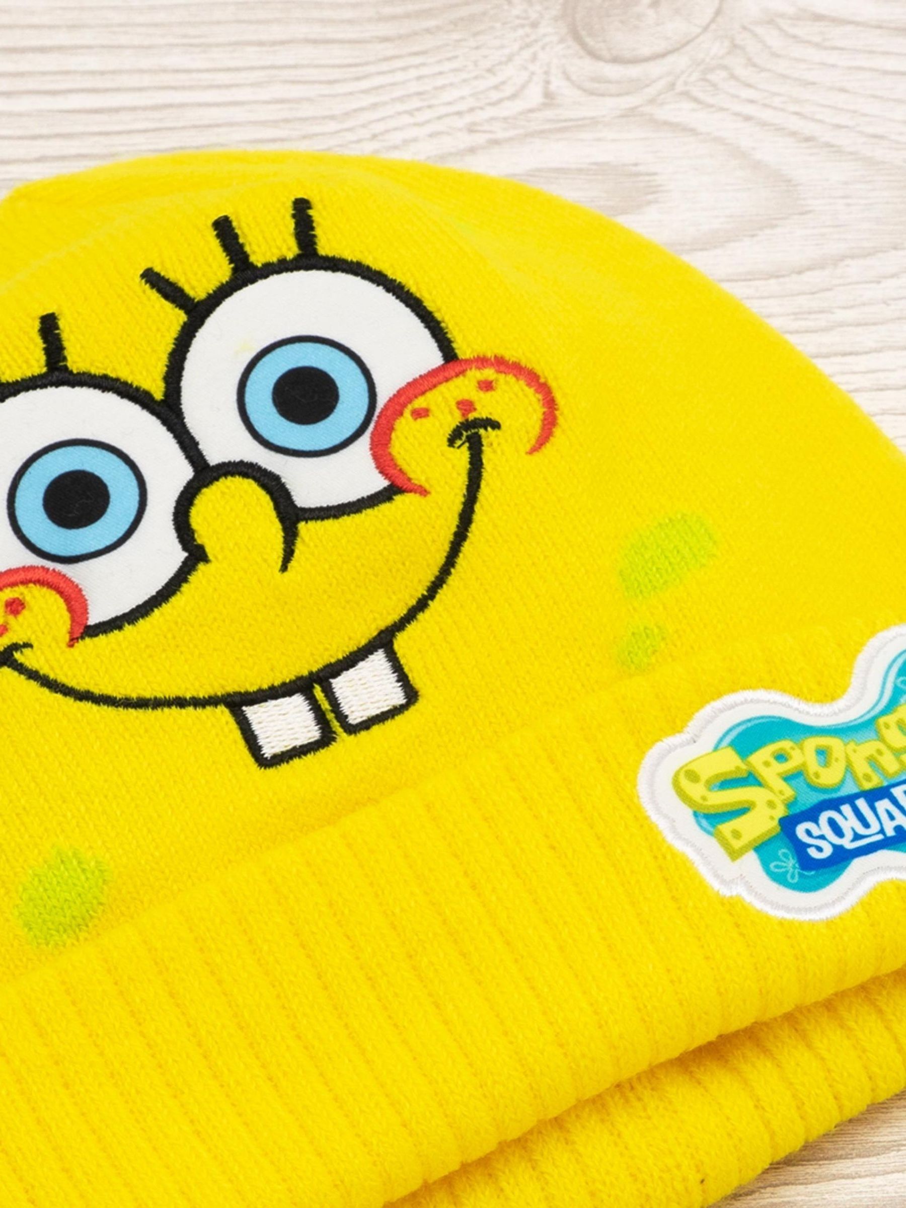 Buy Vanilla Underground Yellow SpongeBob SquarePants Unisex Kids Winter ...