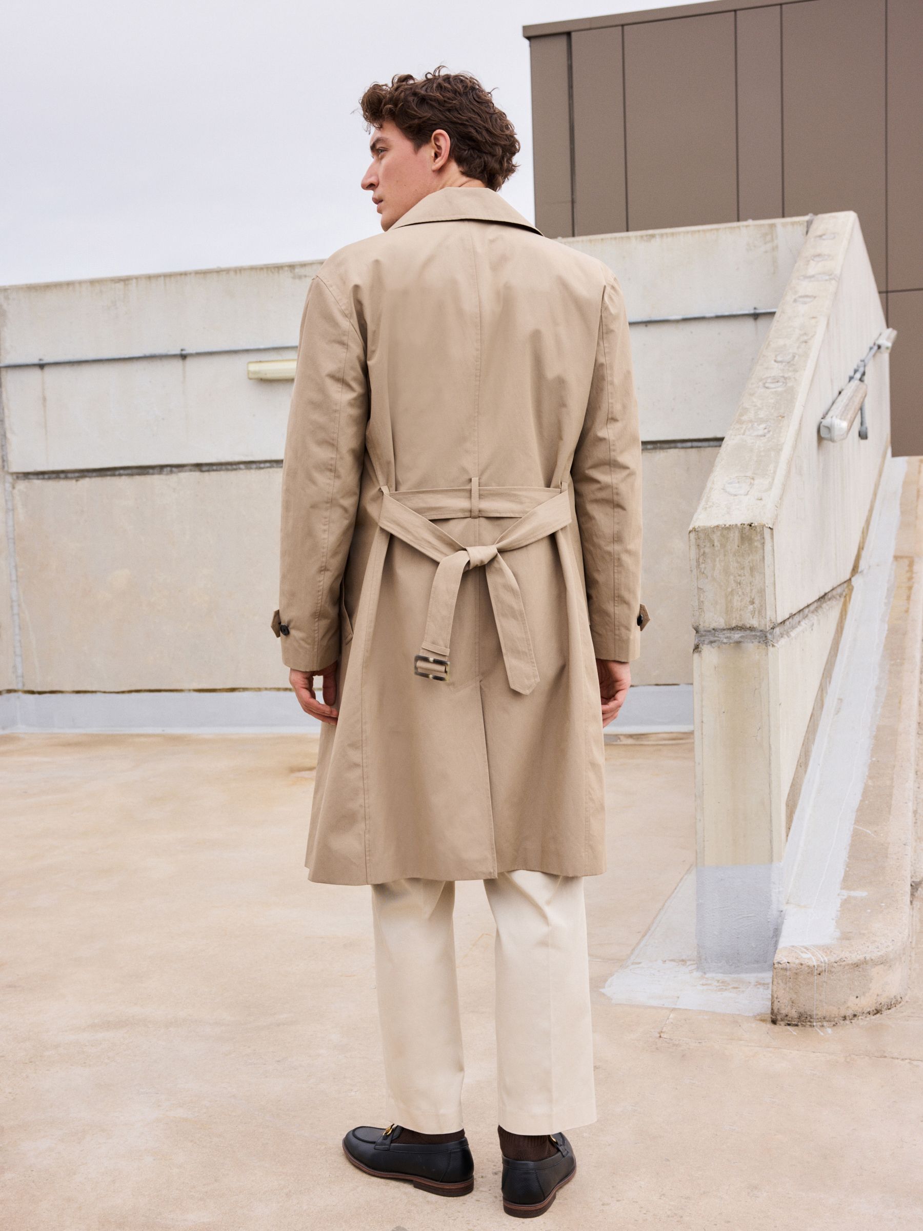 Buy Stone Shower Resistant Trench Coat from the Next UK online shop