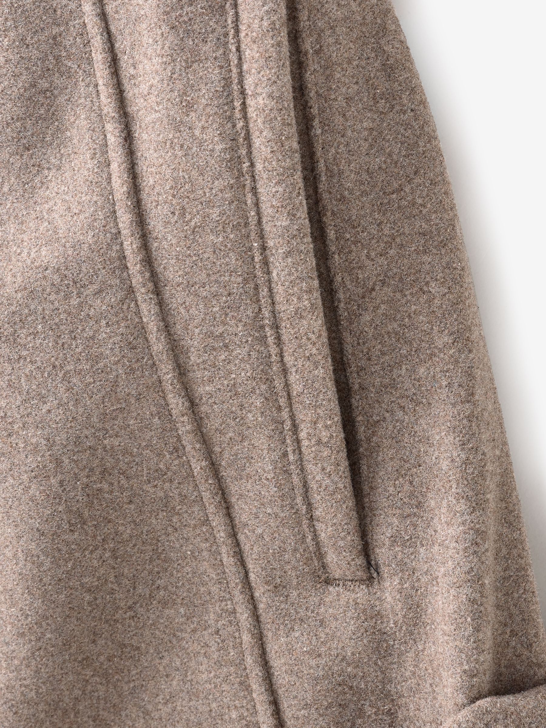 Buy Brown Borg Lined Western Jacket with Wool from the Next UK online shop