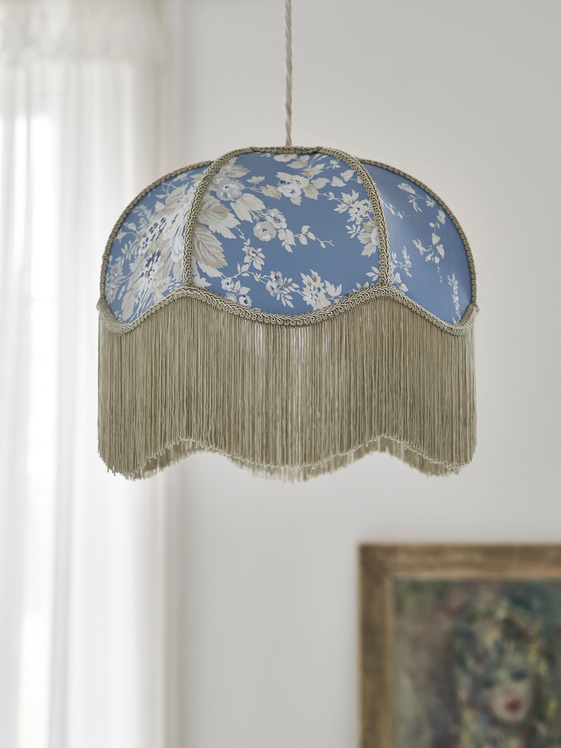 Buy Shabby Chic by Rachel Ashwell® Blue Josephina 100% Cotton Shade ...