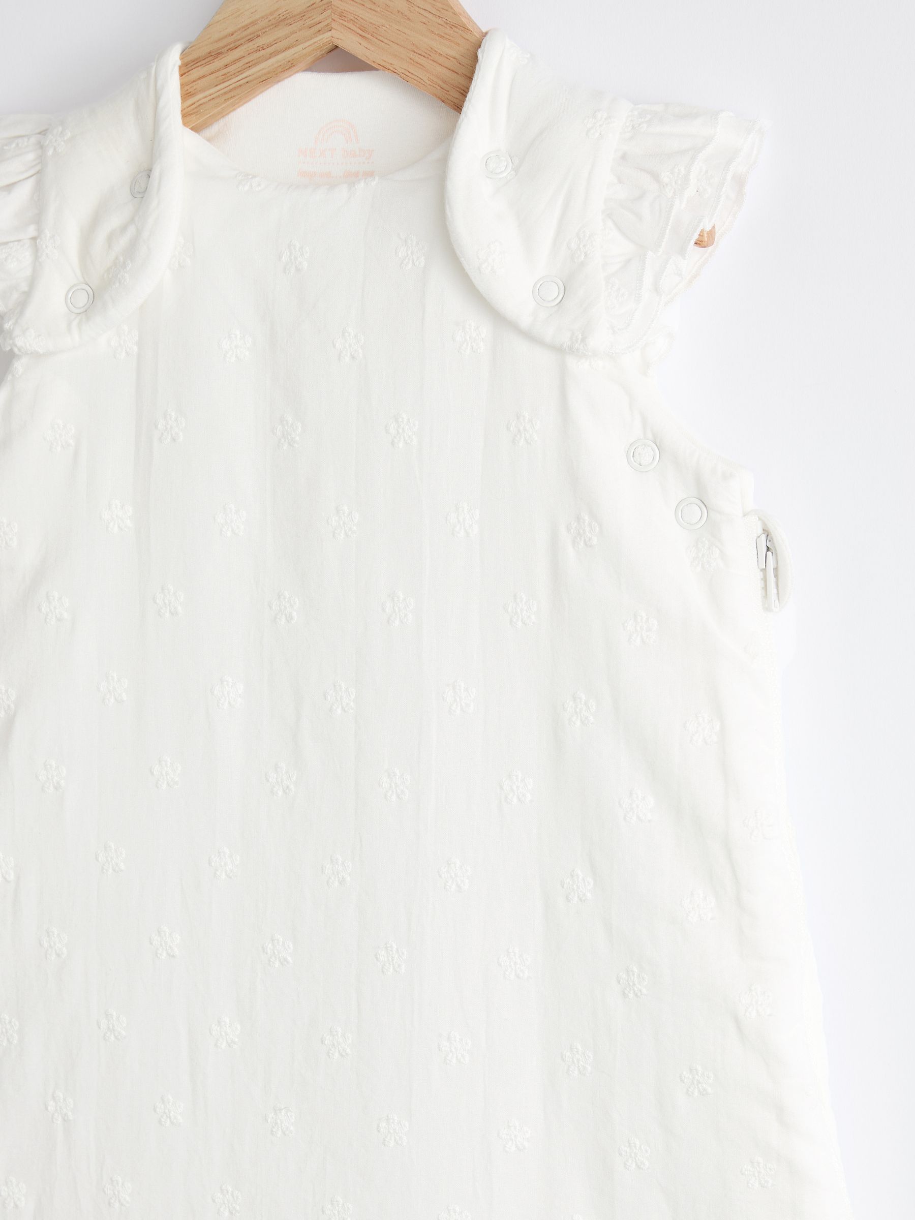 Buy White Broderie Baby 2.5 Tog 100% Cotton Sleep Bag from Next Ireland