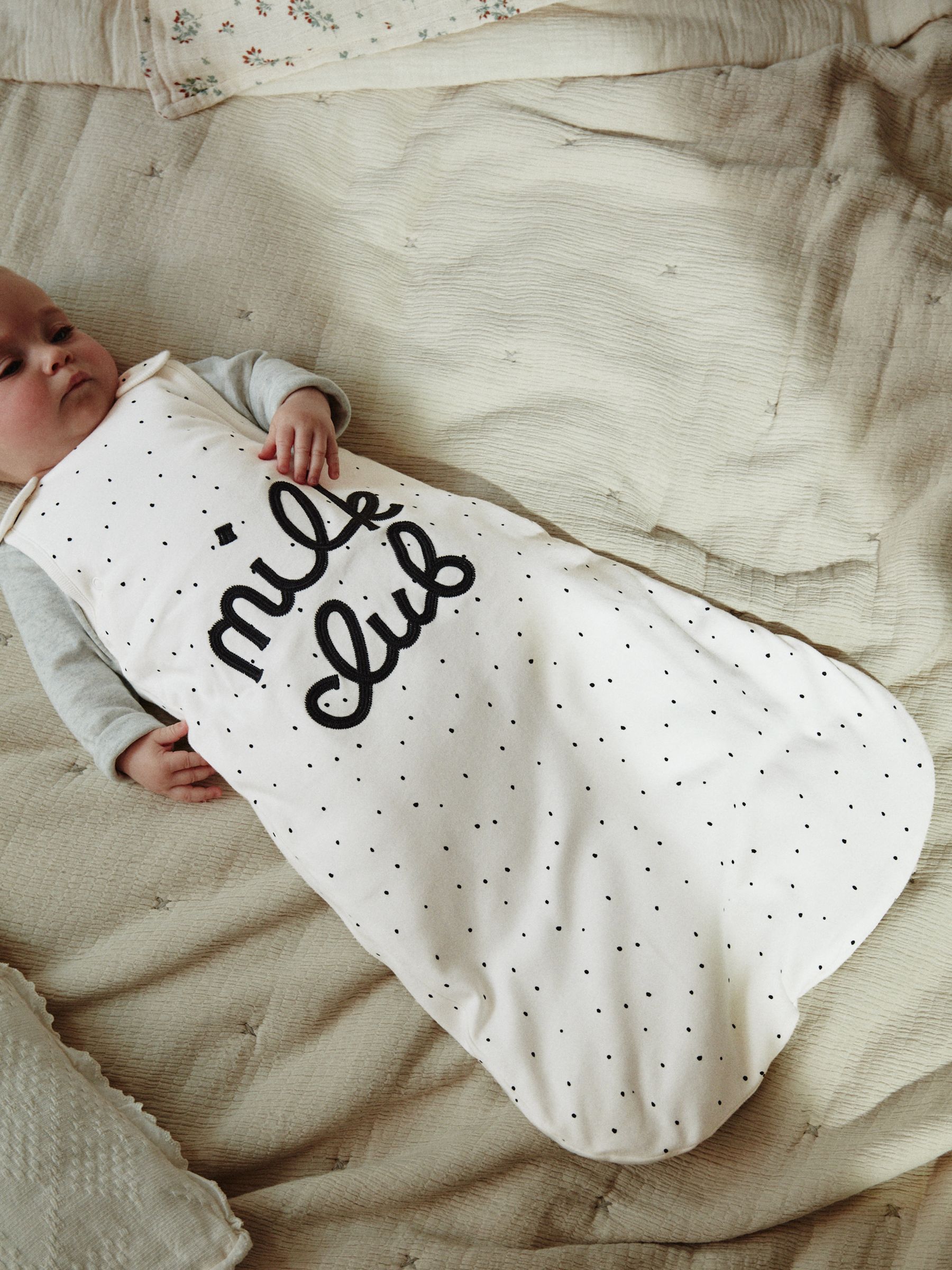 Buy Milk Club 2.5 Tog Baby 100% Cotton Sleep Bag from Next United Arab ...