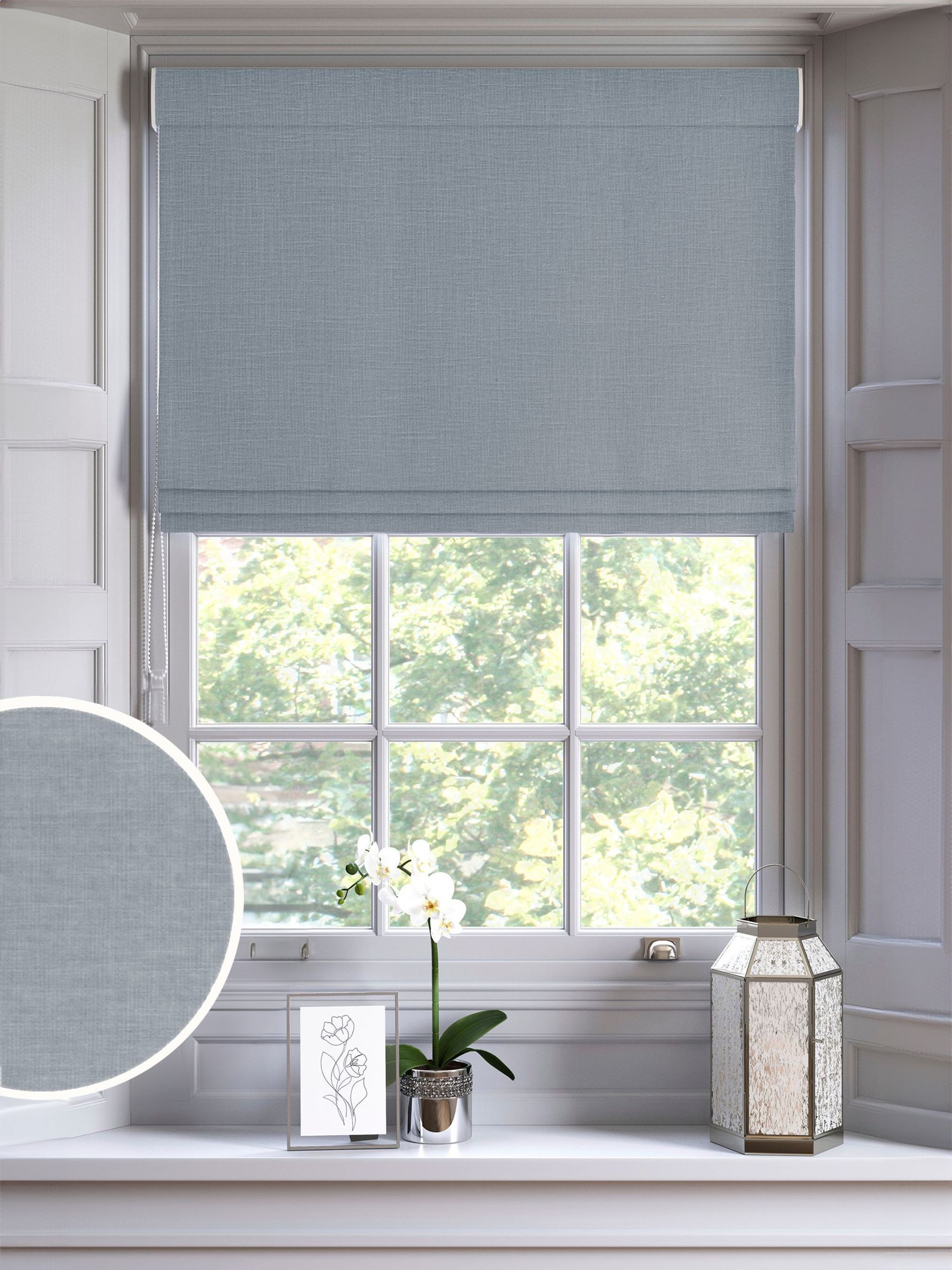Buy Blue Nikki Made To Measure Roman Blind from the Next UK online shop