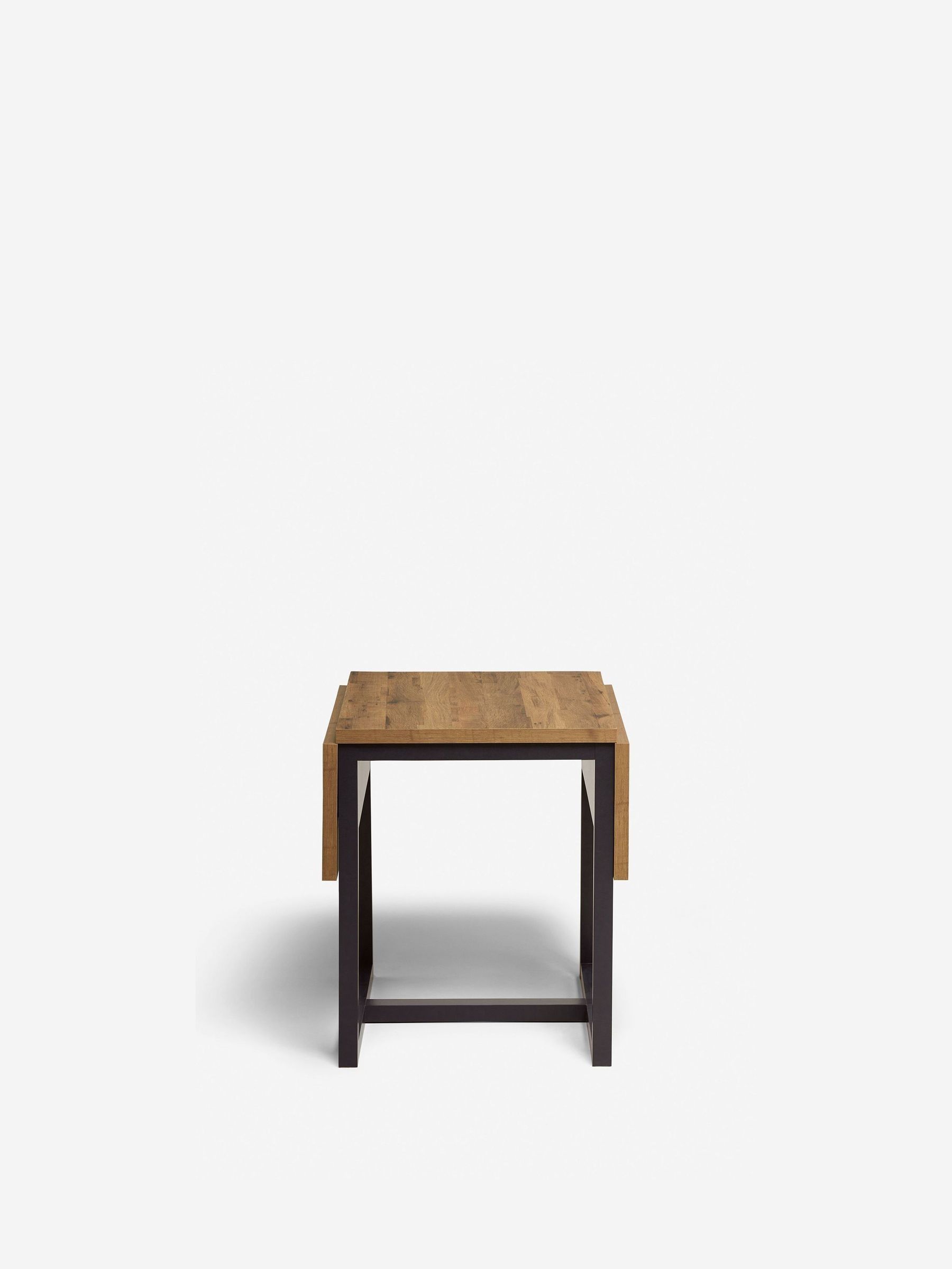 Buy Dark Natural Bronx 2 to 4 Seater Foldable Extending Rectangle ...