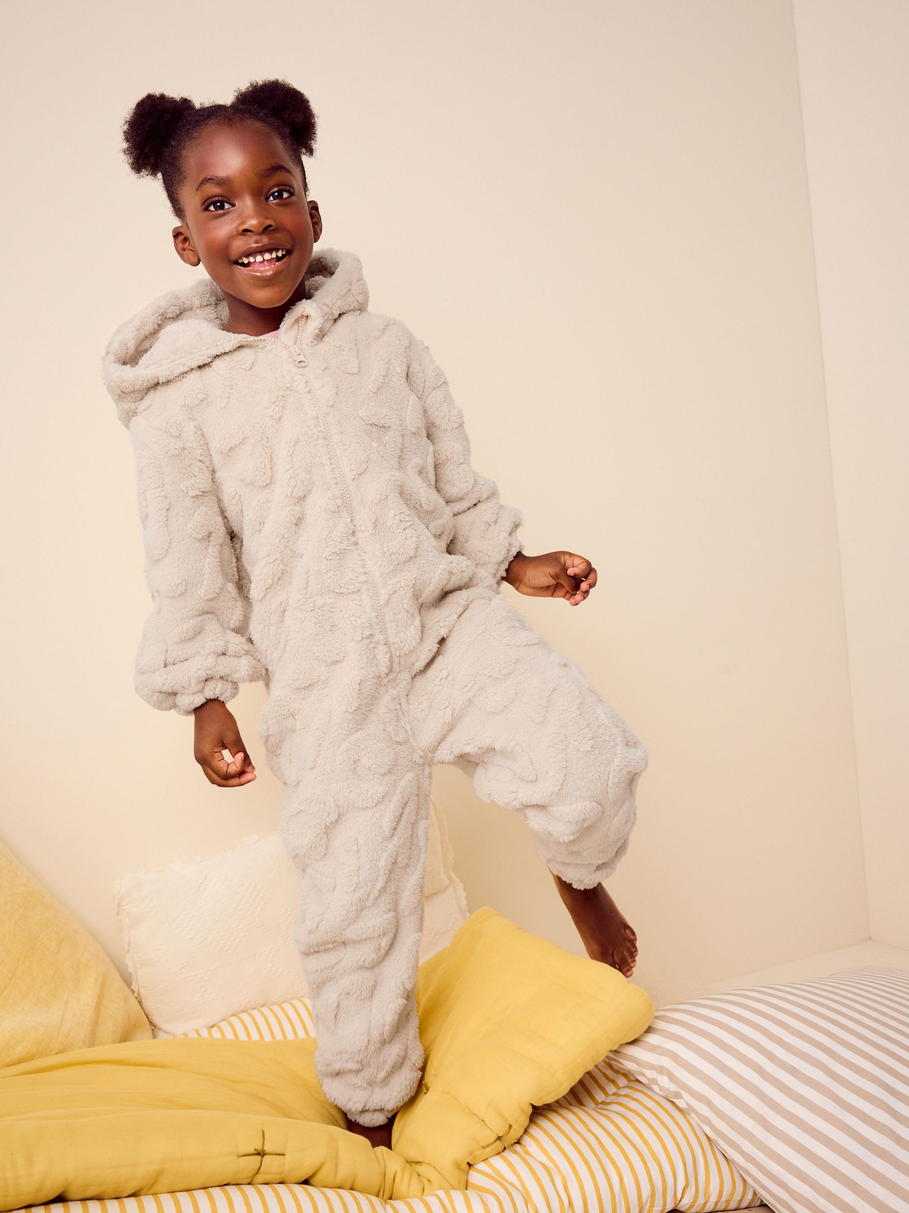 Buy Cream Animal Fleece All-In-One (1.5-16yrs) from the Next UK online shop