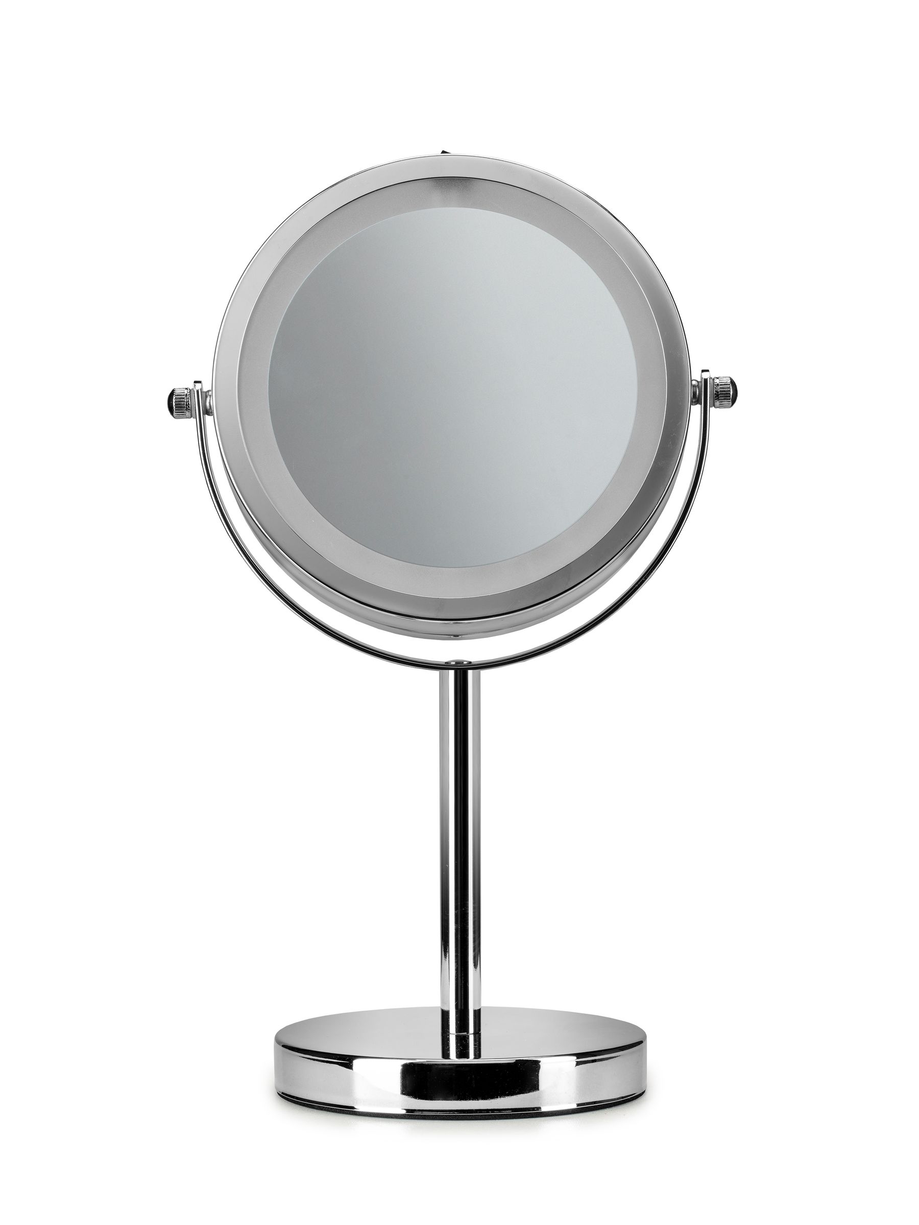 Croydex LED Illuminated Chrome Cosmetic Magnifying Mirror