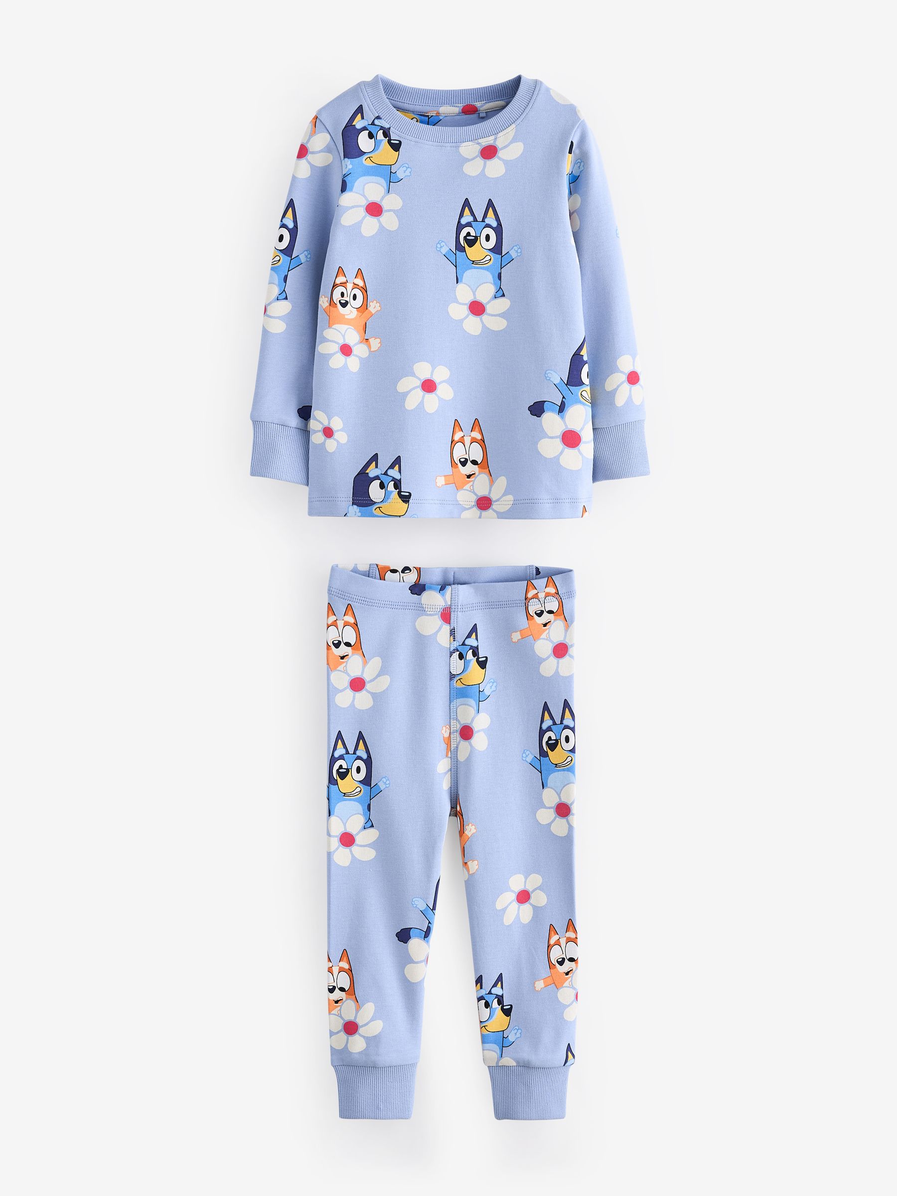 Buy Bluey/Red License Pyjamas 2 Pack (12mths-8yrs) from the Next UK ...