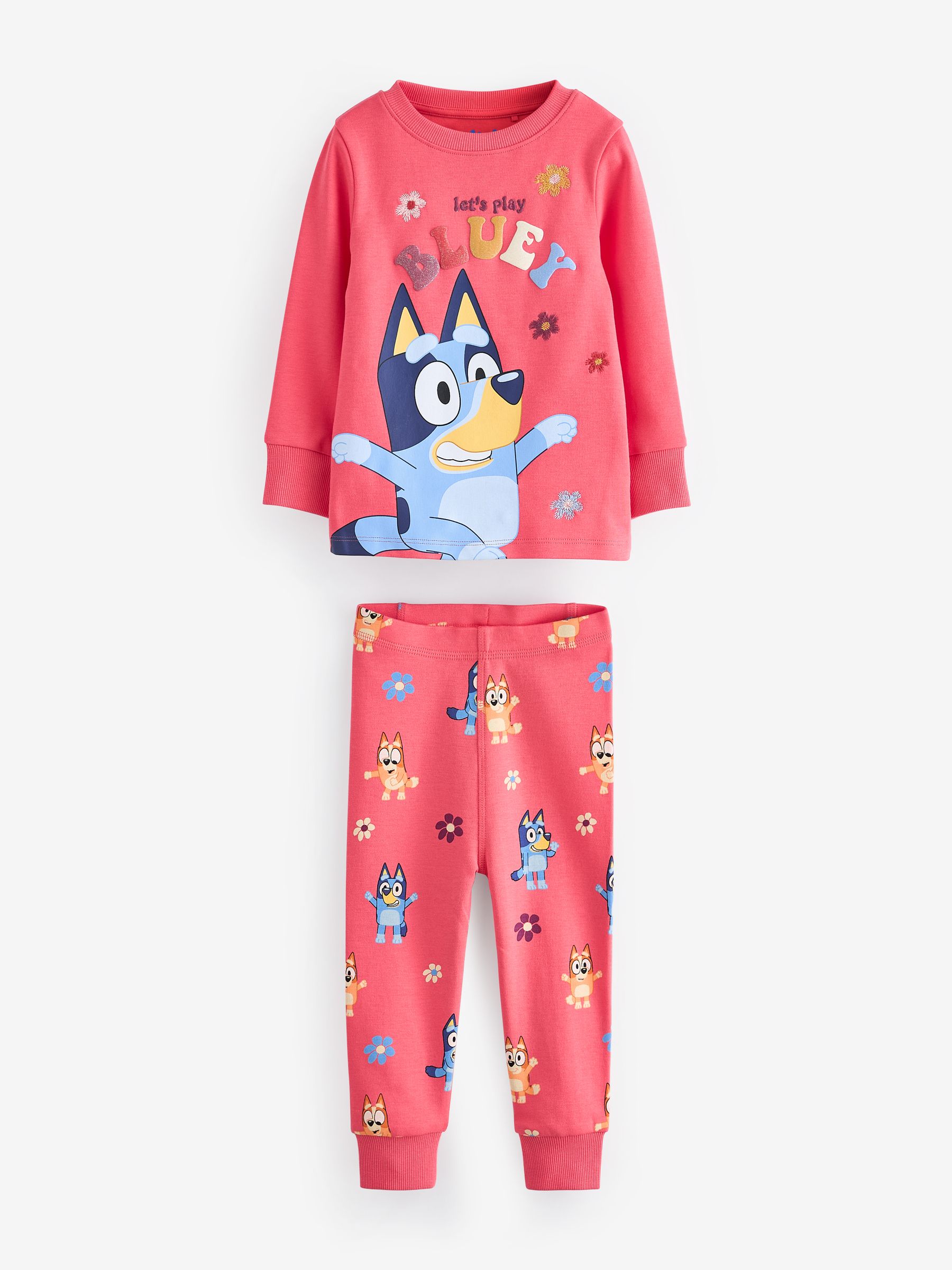 Buy Bluey/Red License Pyjamas 2 Pack (12mths-8yrs) from the Next UK ...