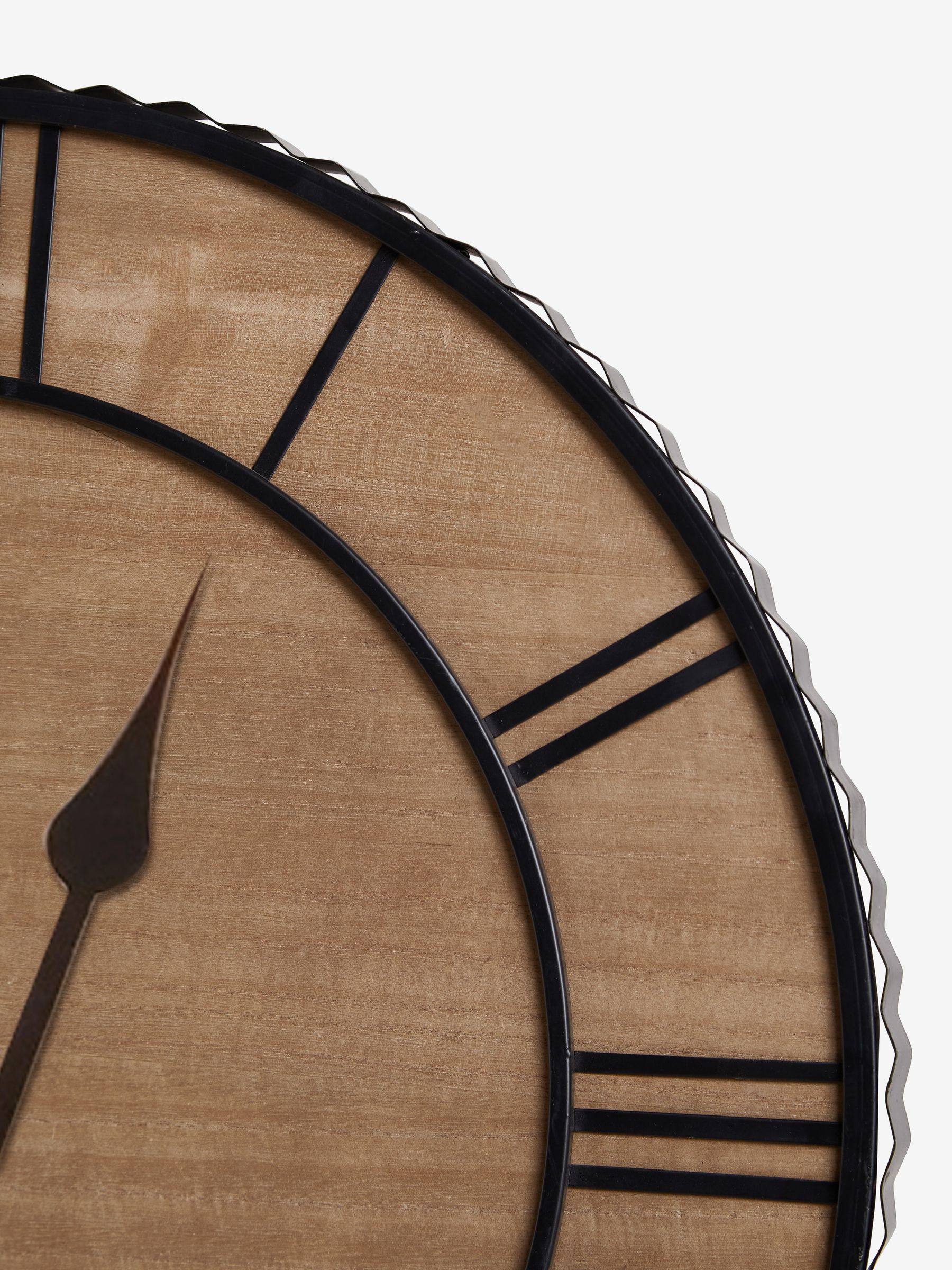 Buy Natural Bronx 60cm Wooden Wall Clock from the Next UK online shop