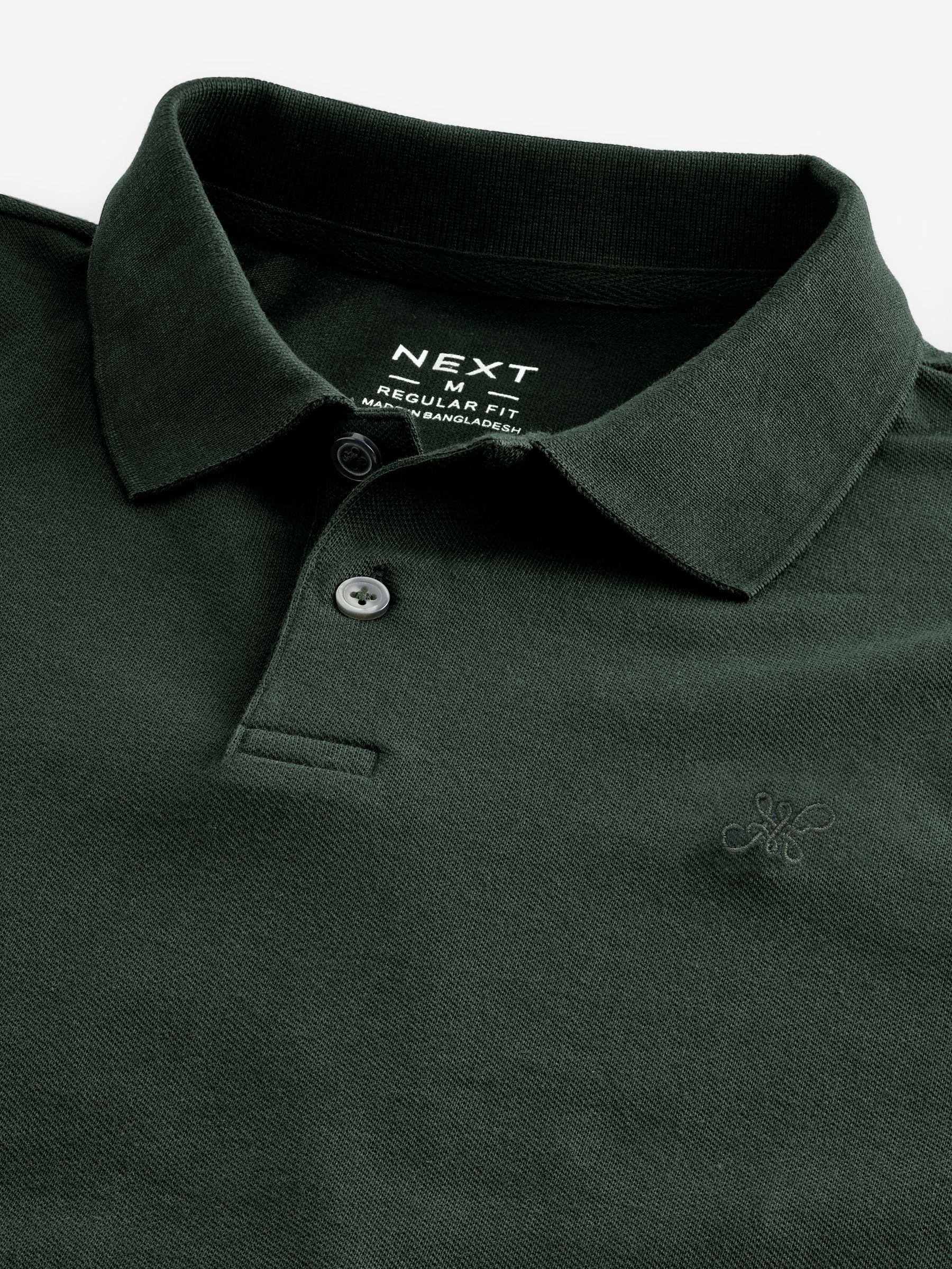 Buy Olive Green Regular Fit Short Sleeve Pique Polo Shirt Buy Olive Green Regular Fit Short Sleeve Pique Polo Shirt
