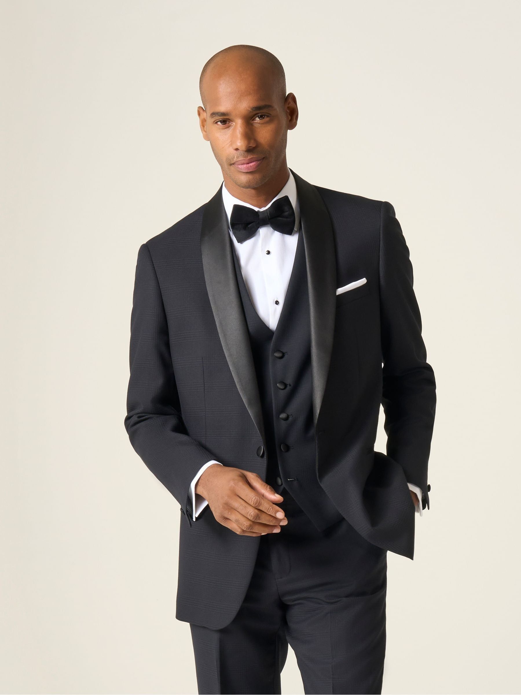 Buy Skopes Black Newman Check Tailored Fit Suit Waistcoat from the Next ...
