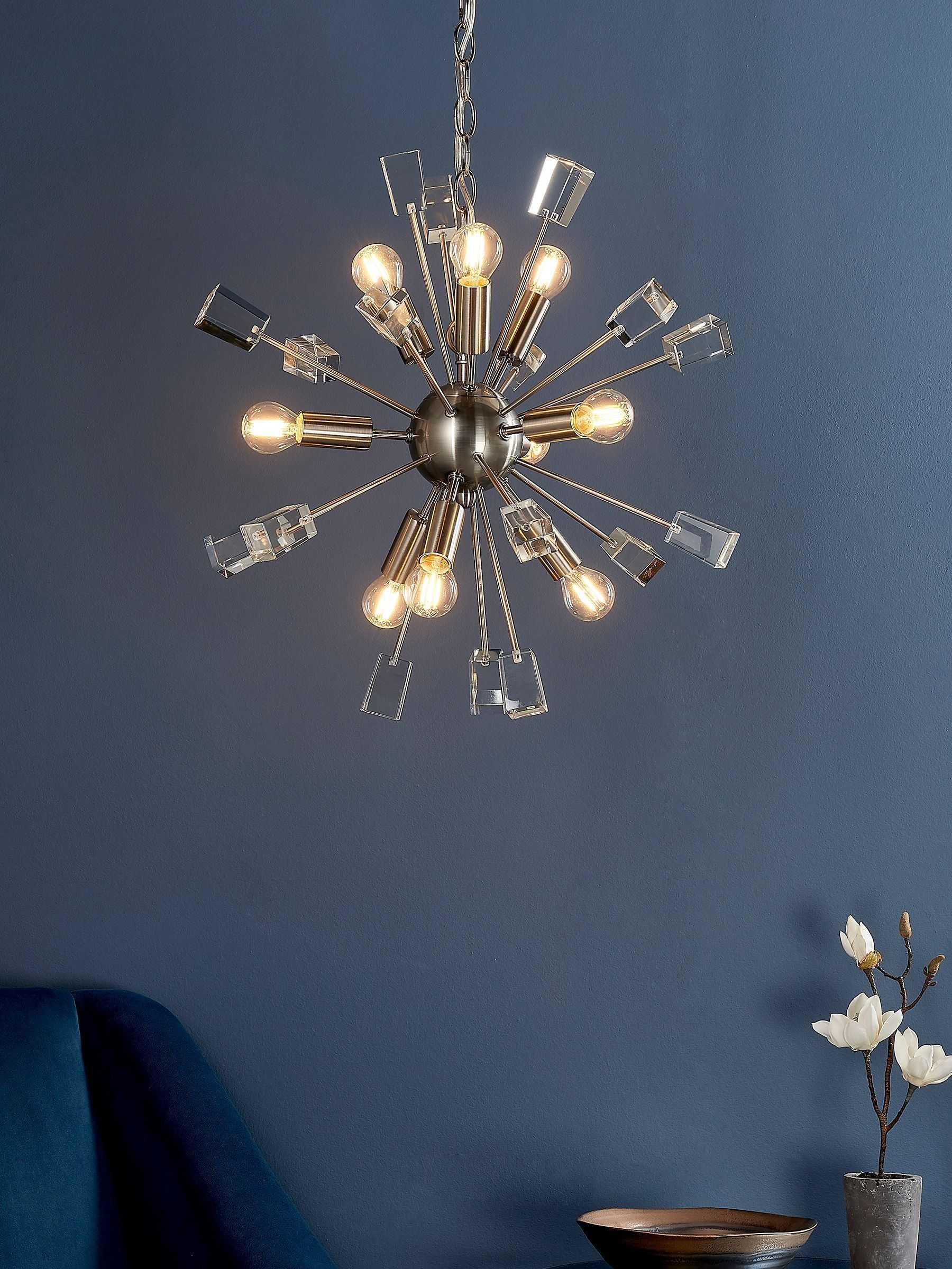Buy Gallery Home Silver Niro Ceiling Light Pendant from the Next UK ...