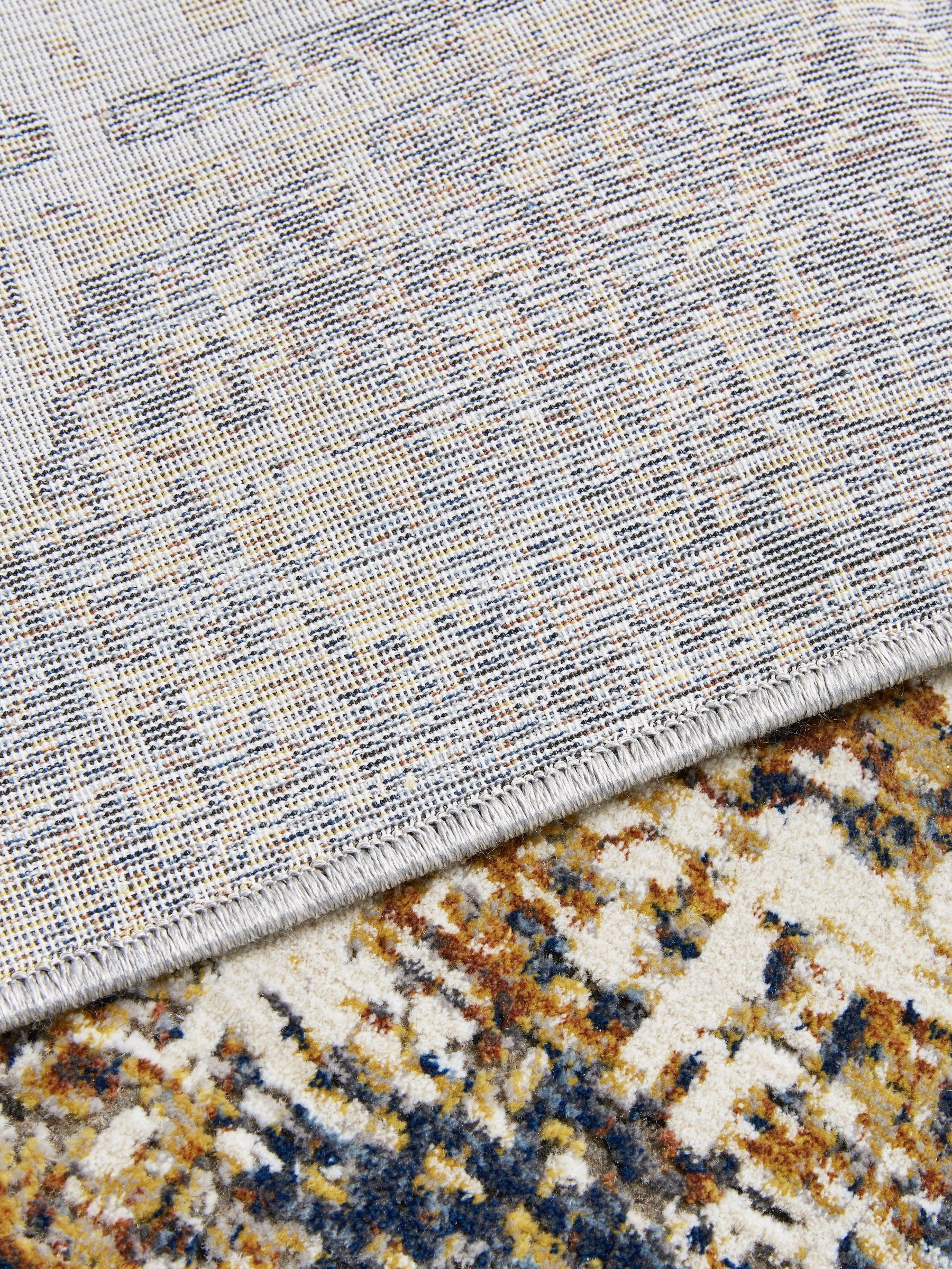 Buy Rust Brown Sunset Abstract Rug from the Next UK online shop