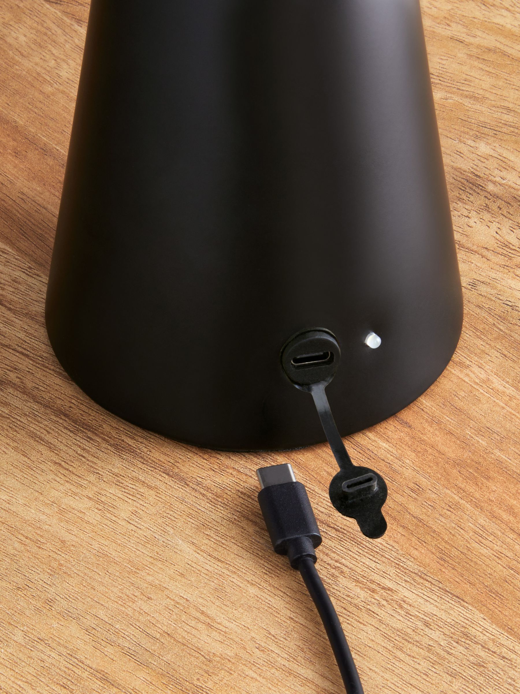 Buy Black Darwin Rechargeable Touch Wireless Table Lamp (Indoors and ...