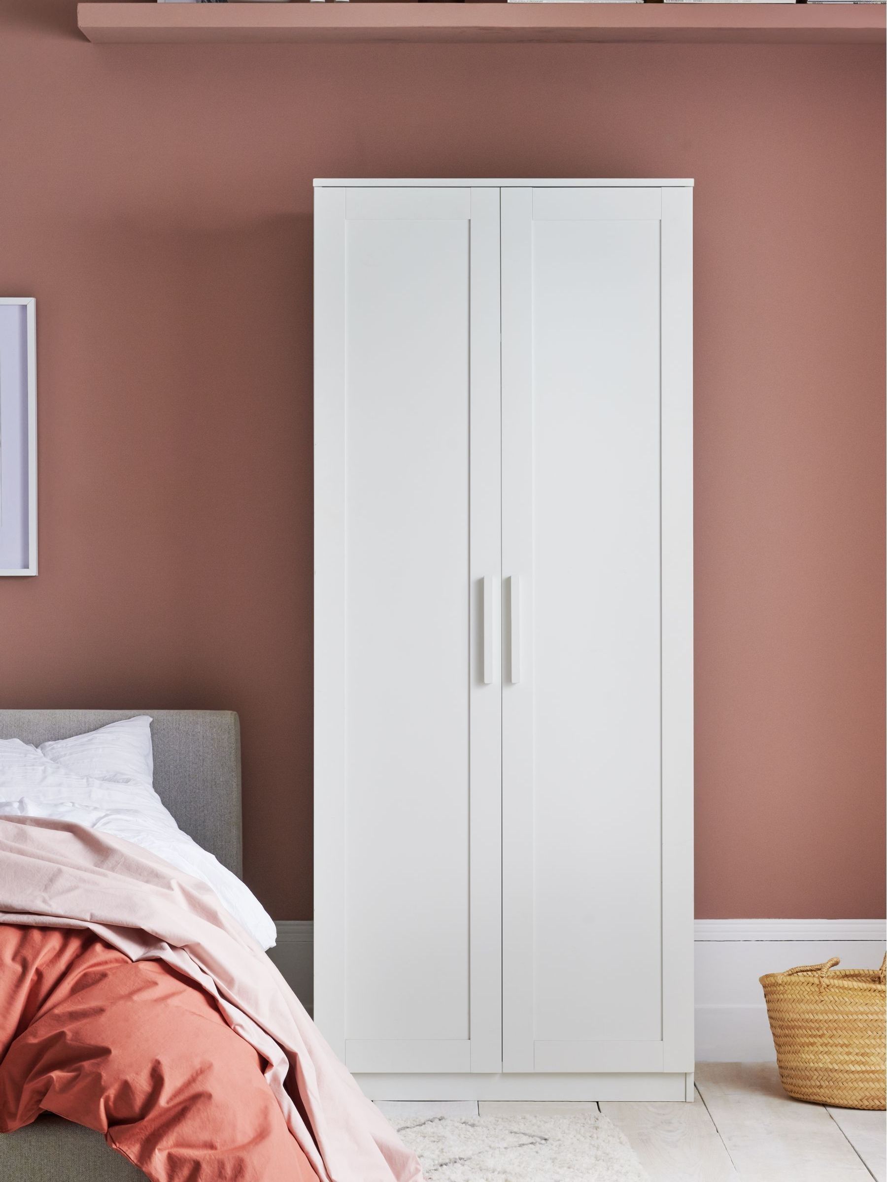 Buy White Flynn Double Wardrobe from the Next UK online shop