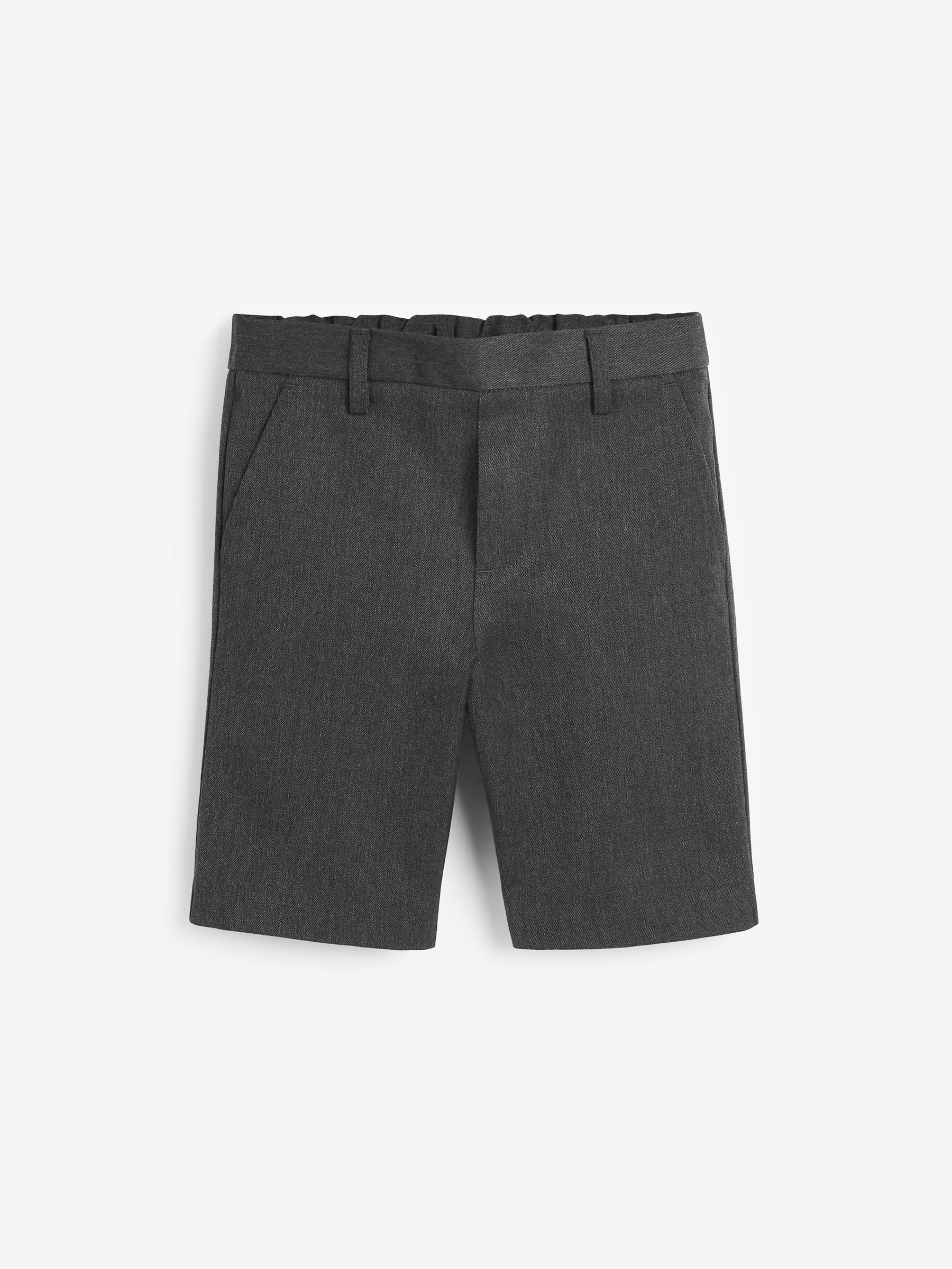 Buy Grey Single Flat Front School Shorts (3-14yrs) from the Next UK ...