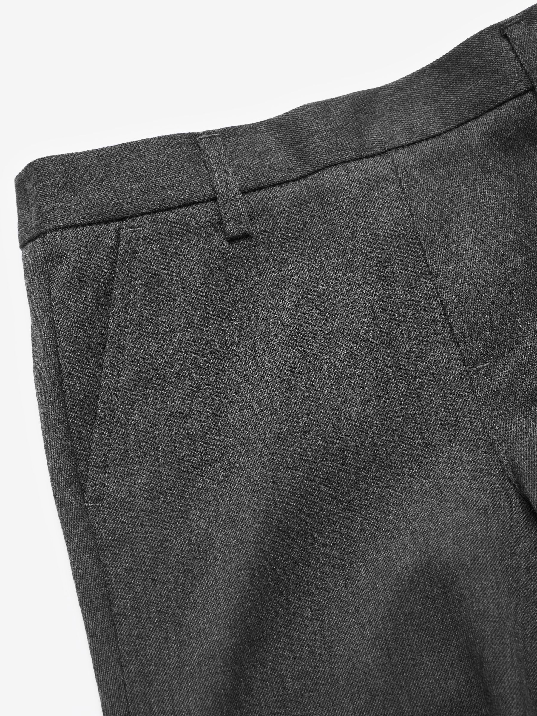 Buy Grey Regular Pull-On Waist Flat Front School Shorts (3-14yrs) from ...