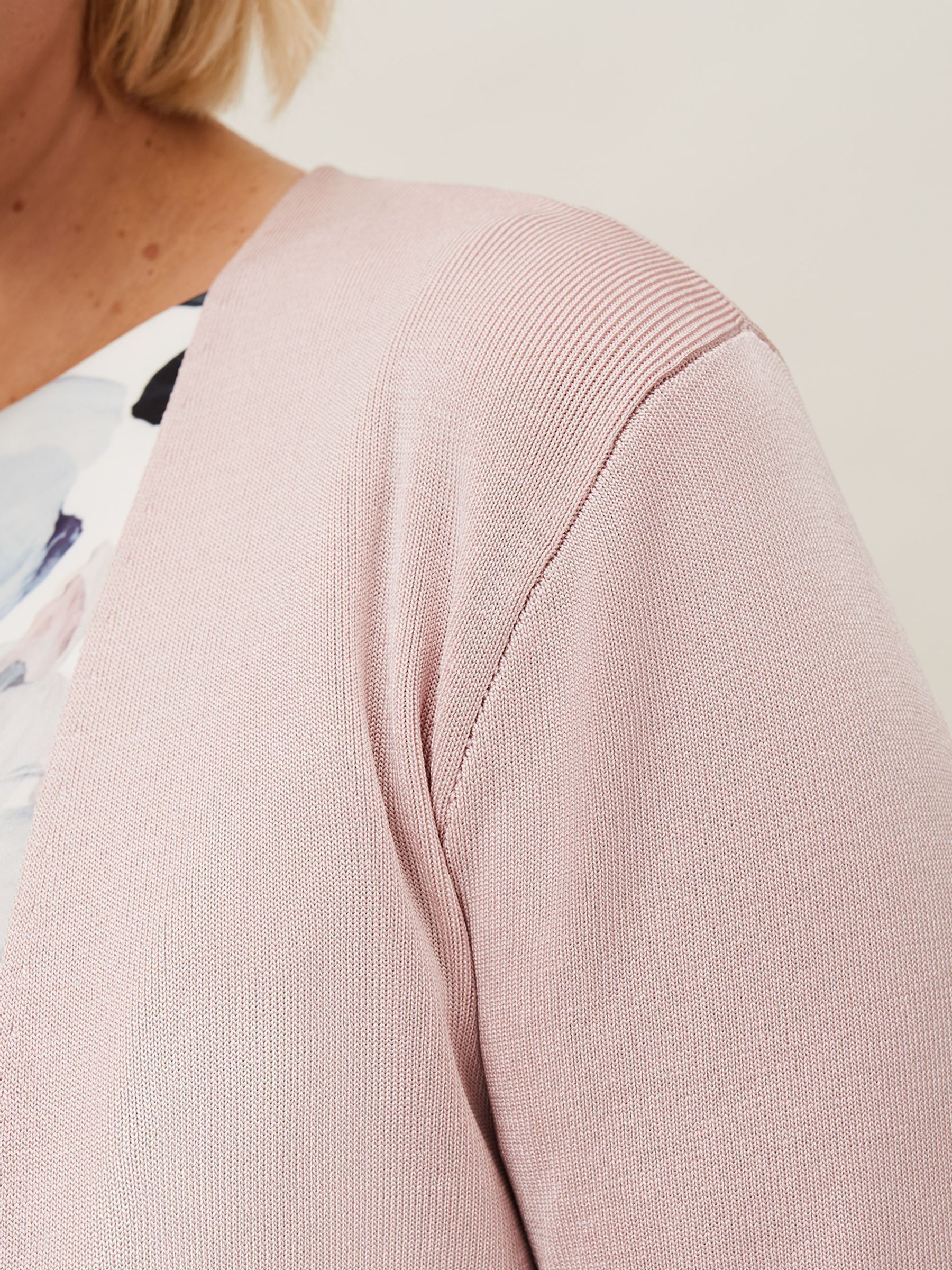 Buy Phase Eight Pink Salma Lightweight Knitted Jacket from the Next UK ...