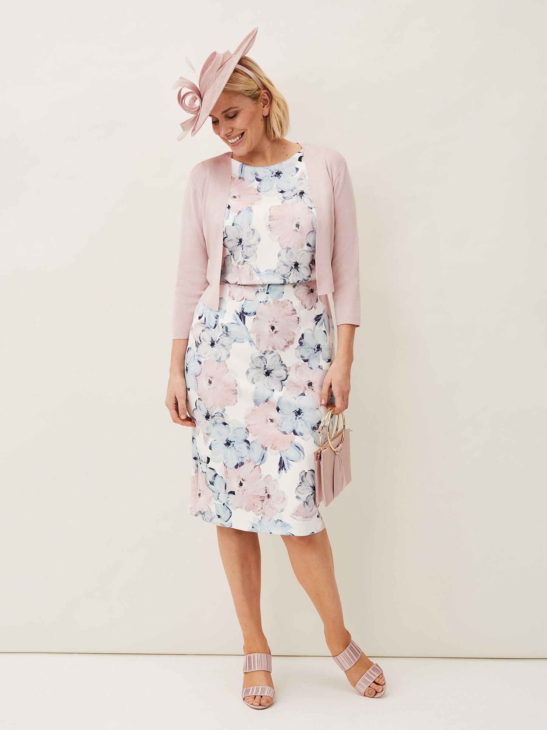 Buy Phase Eight Pink Salma Lightweight Knitted Jacket from the Next UK ...