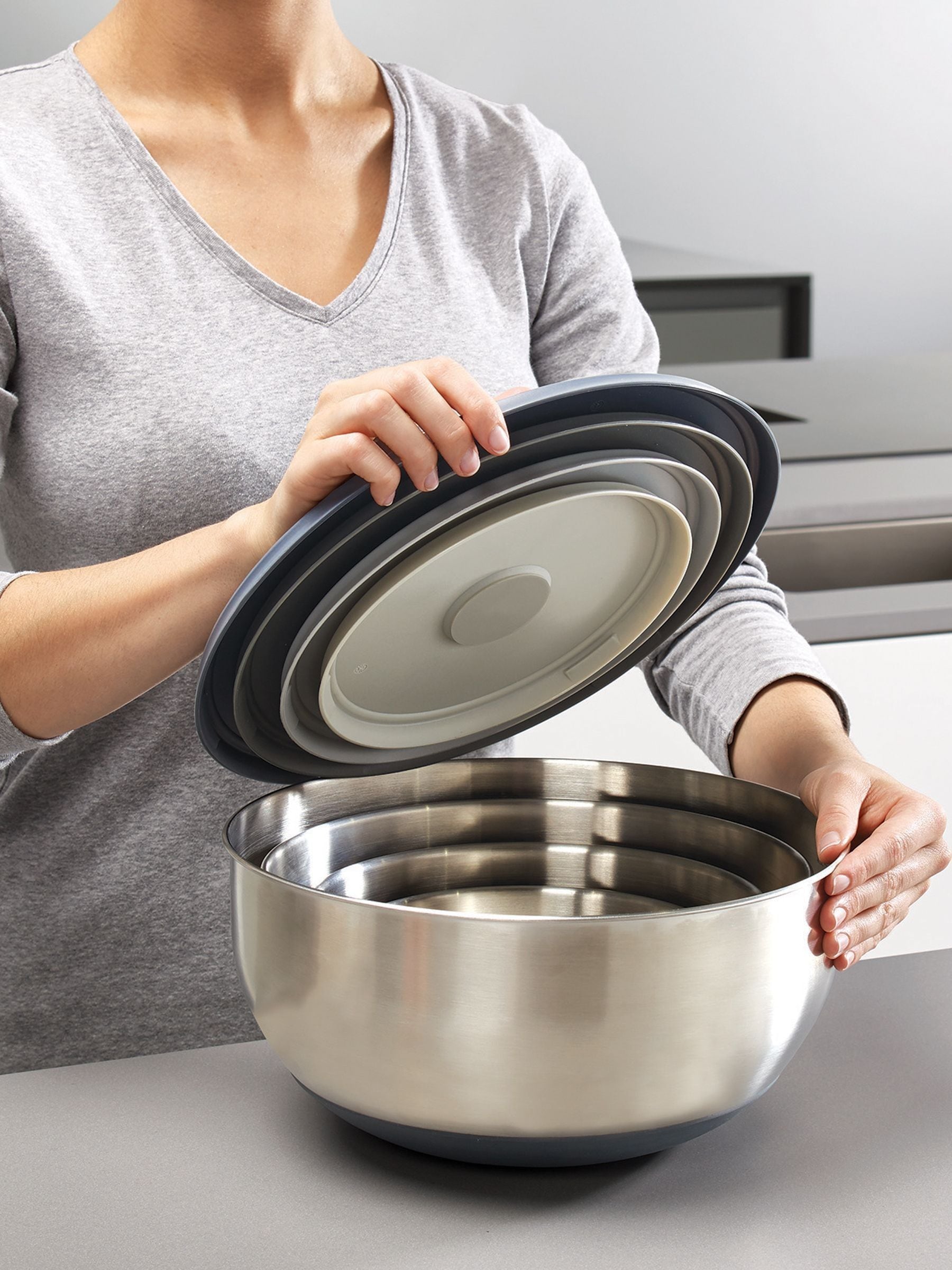 Buy Joseph Joseph Silver Nest 100 collectio Prep and Store Bowls from ...