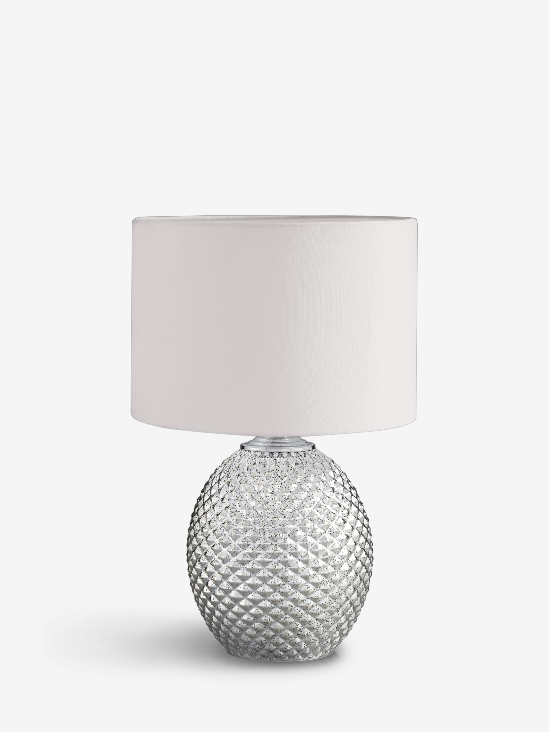 Buy Chrome Glamour Dual Light Small Table Lamp from the Next UK online shop