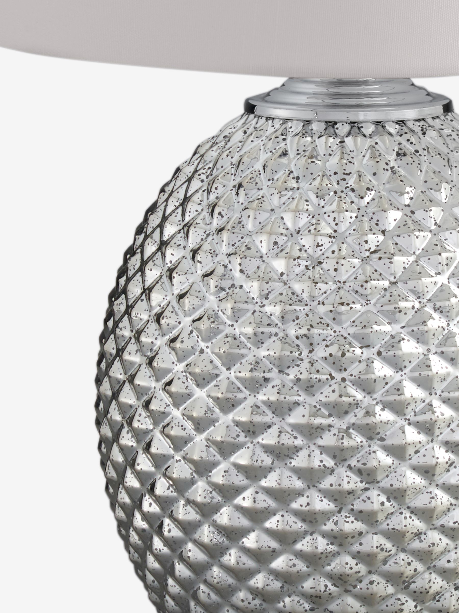 Buy Chrome Glamour Dual Light Small Table Lamp from the Next UK online shop