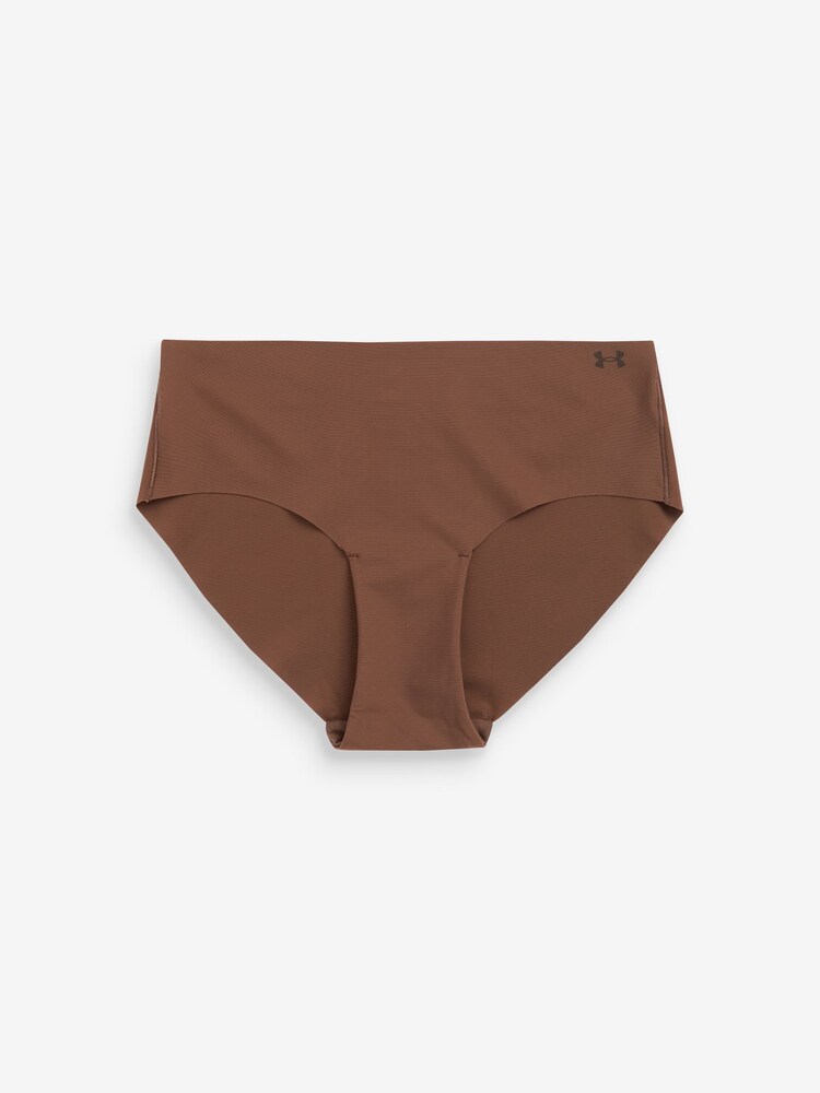Buy Under Armour Brown No Show Pure Stretch Hipster 100% Cotton ...