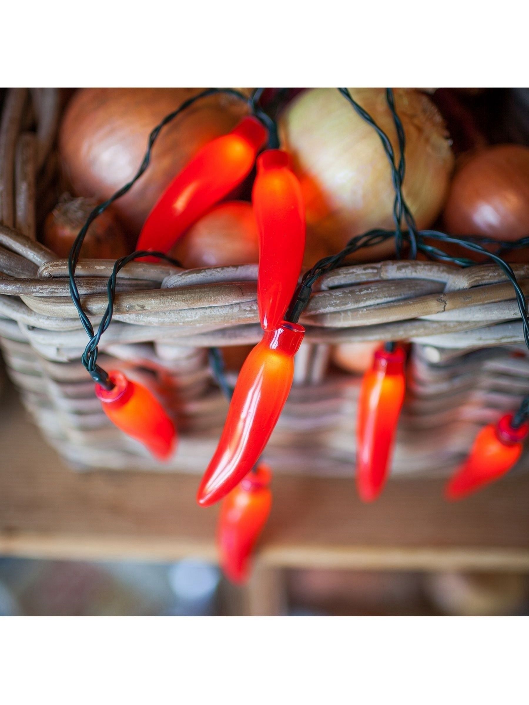Buy Lights4fun 20 Red Chilli Pepper Lights from the Next UK online shop
