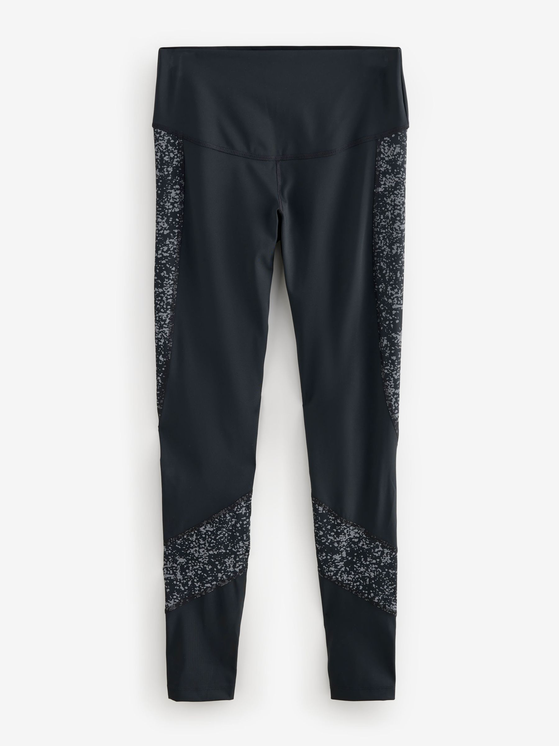 Buy Black Dry Tech Reflective Print Leggings from the Next UK online shop
