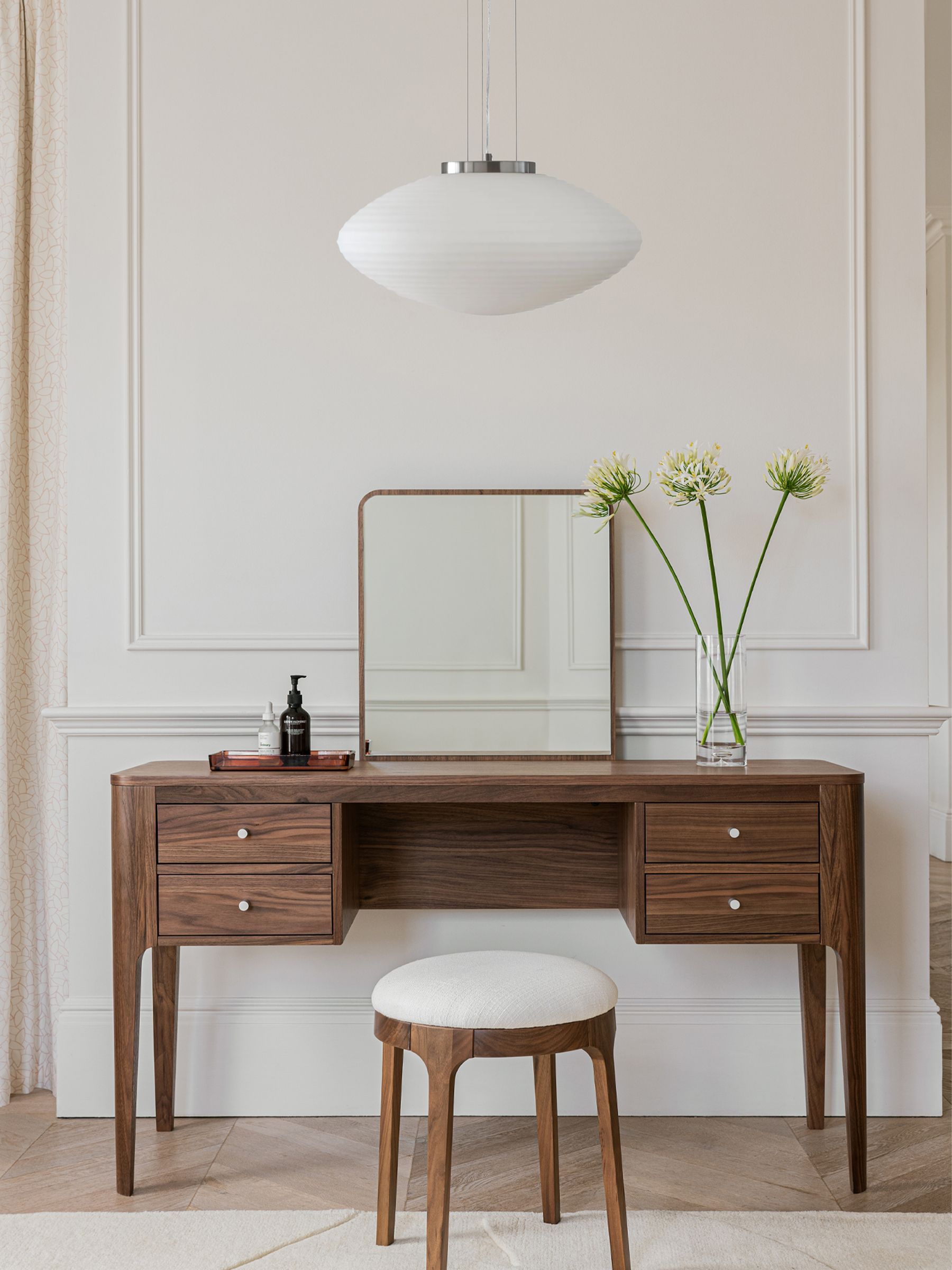 Buy Jasper Conran London White Oval Ribbed Glass Ceiling Light from the ...