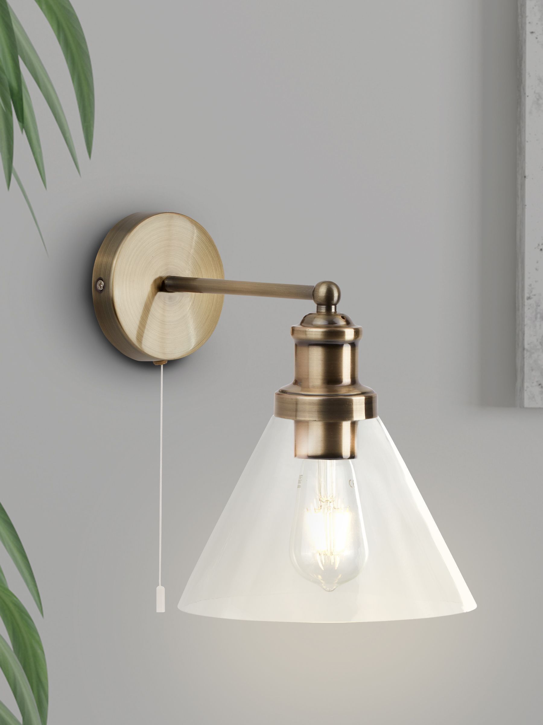 Buy Searchlight Entwine Antique Brass Wall Light from the Next UK ...