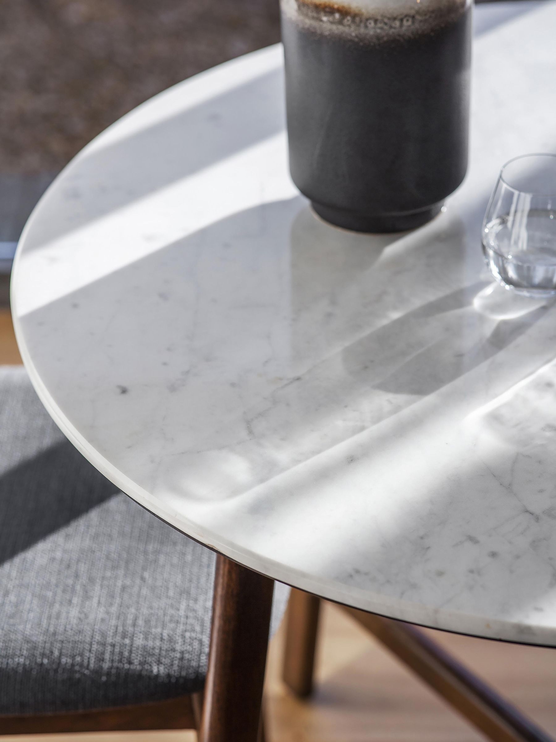 Buy Gallery Home Brown Horley Round Dining Table from the Next UK ...