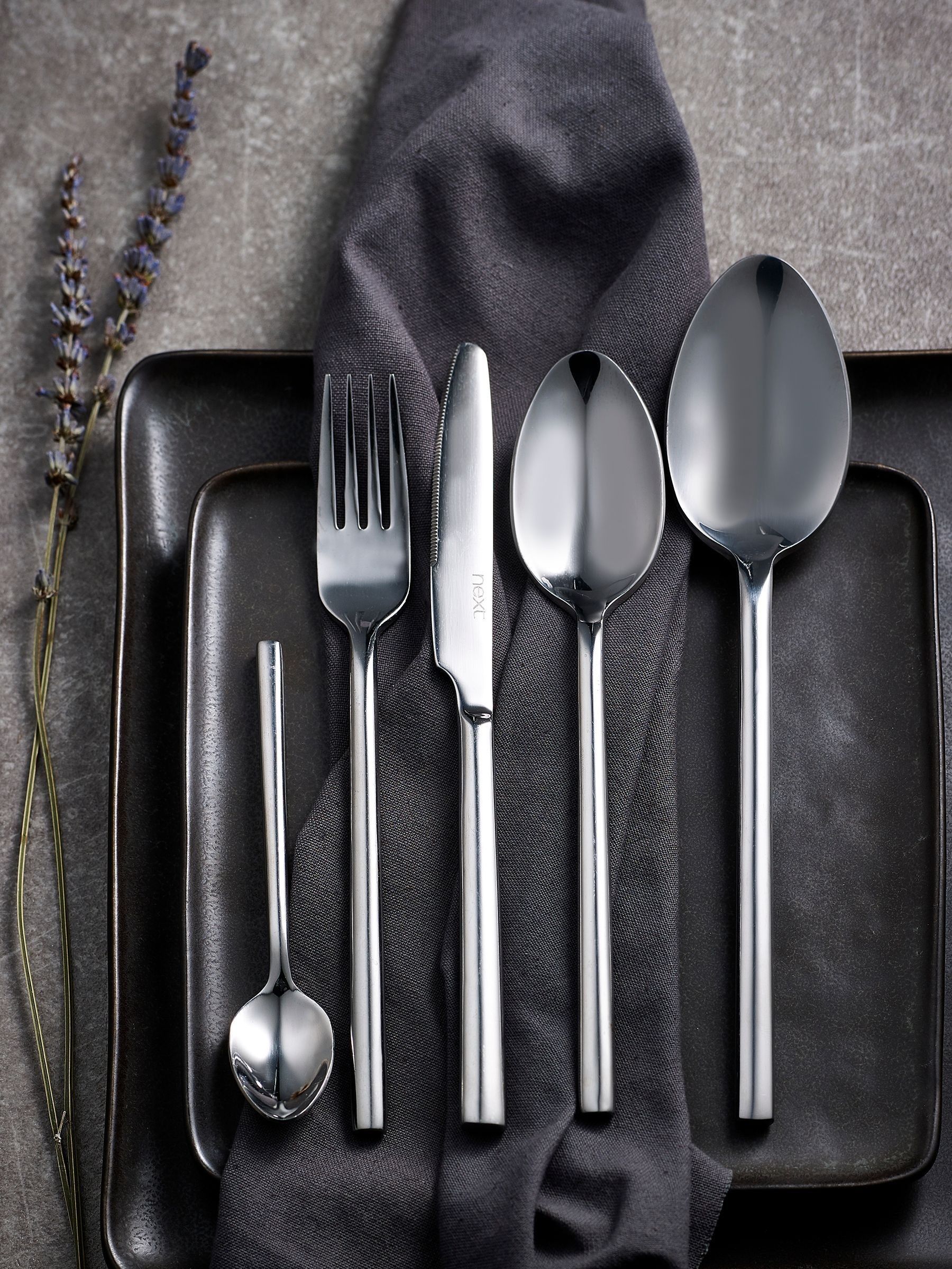 Stainless steel cutlery set store